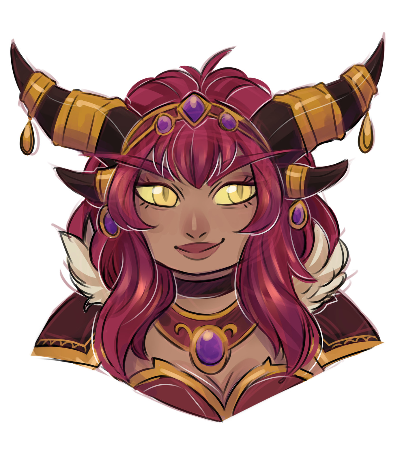 Maja S - Sticker Designs (Sylvanas, Ysera, Tyrand and Alexstrasza)