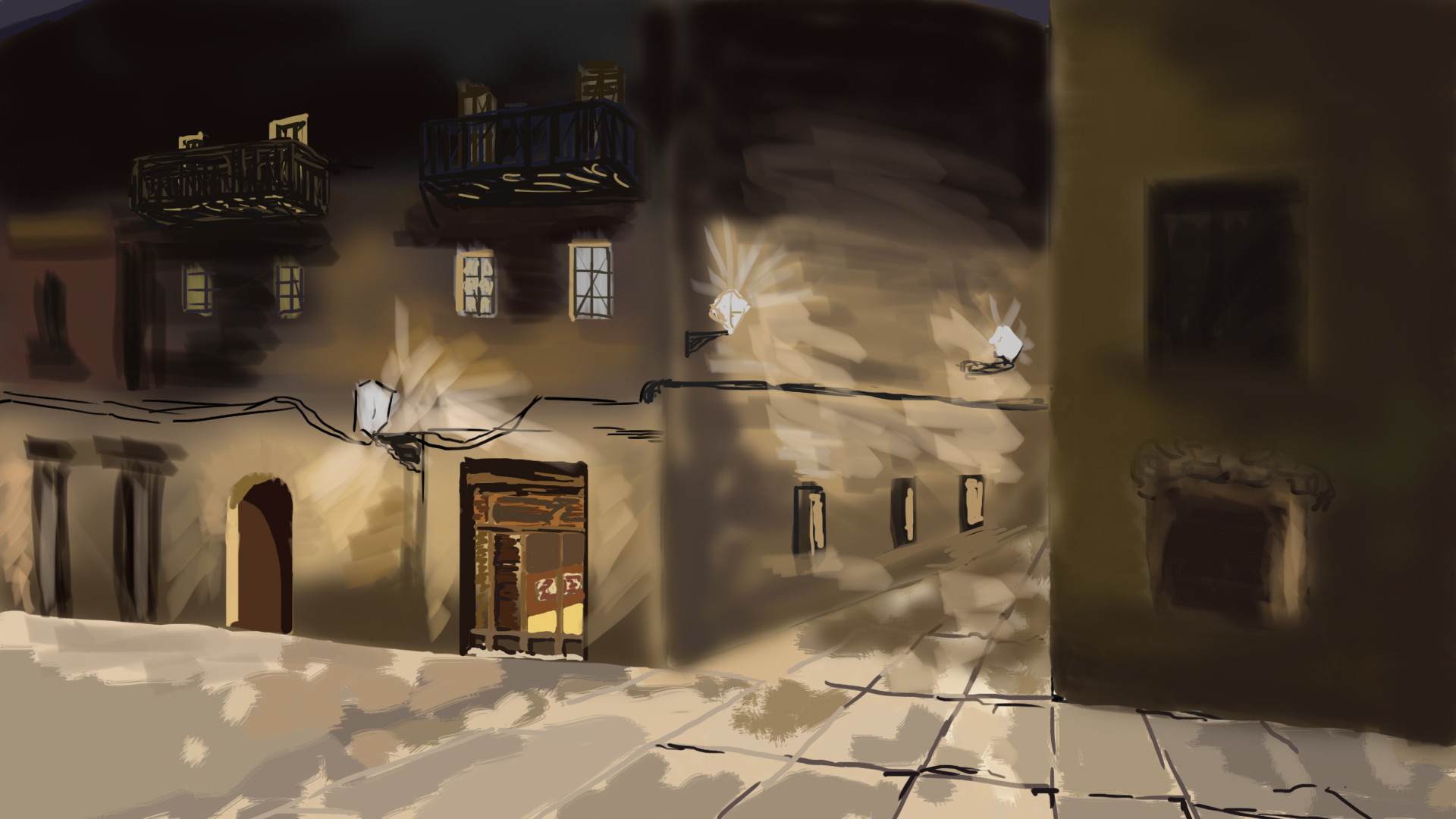 ArtStation - Night street