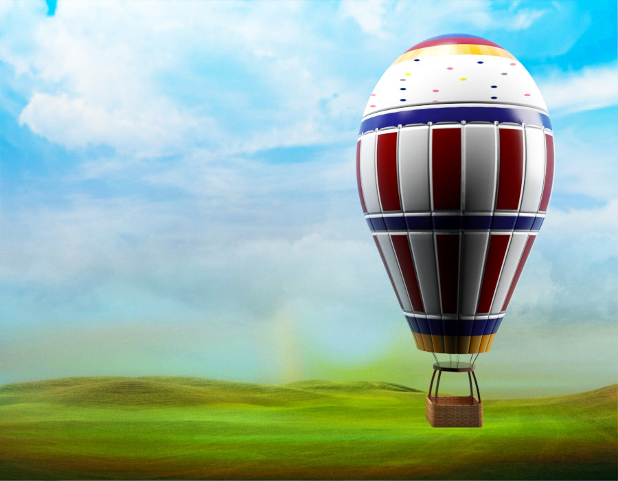 ArtStation - 3D modeling of a Air Balloon