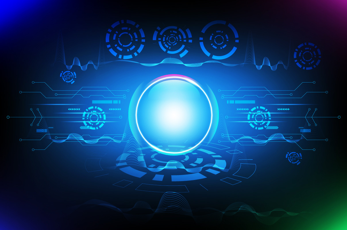 ArtStation - Futuristic HUD Energitic Orb UI design