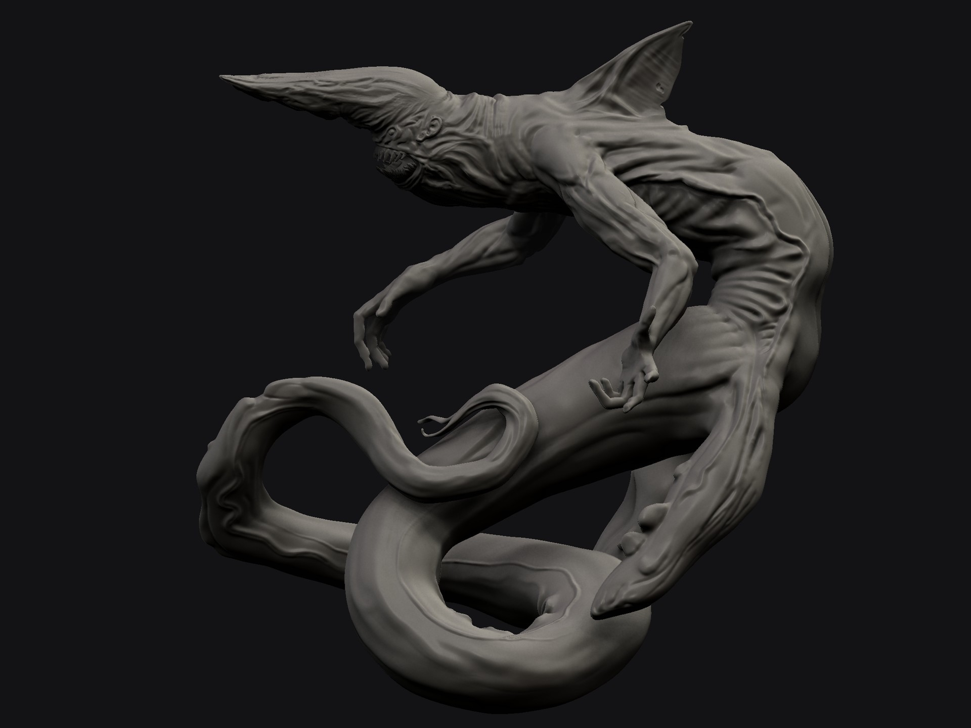 ArtStation - Verehin Aquatic Creature sculpt