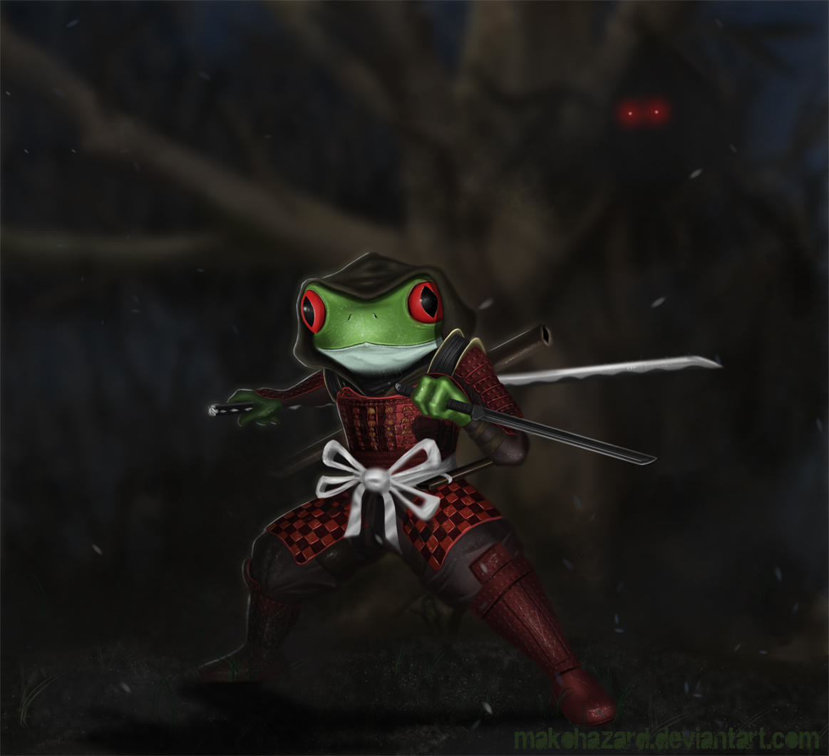 ArtStation - Samurai Frog