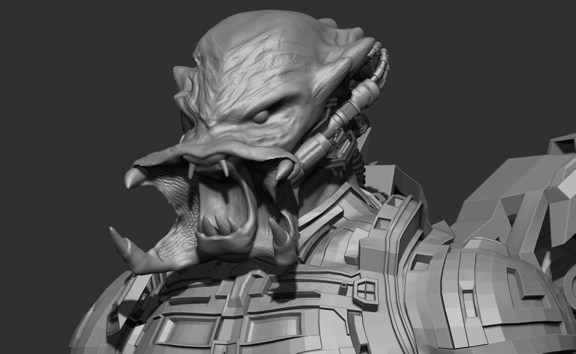 ArtStation - predator quick sculpt