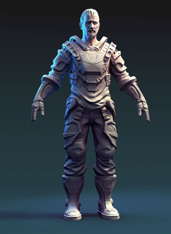 ArtStation - Space captain