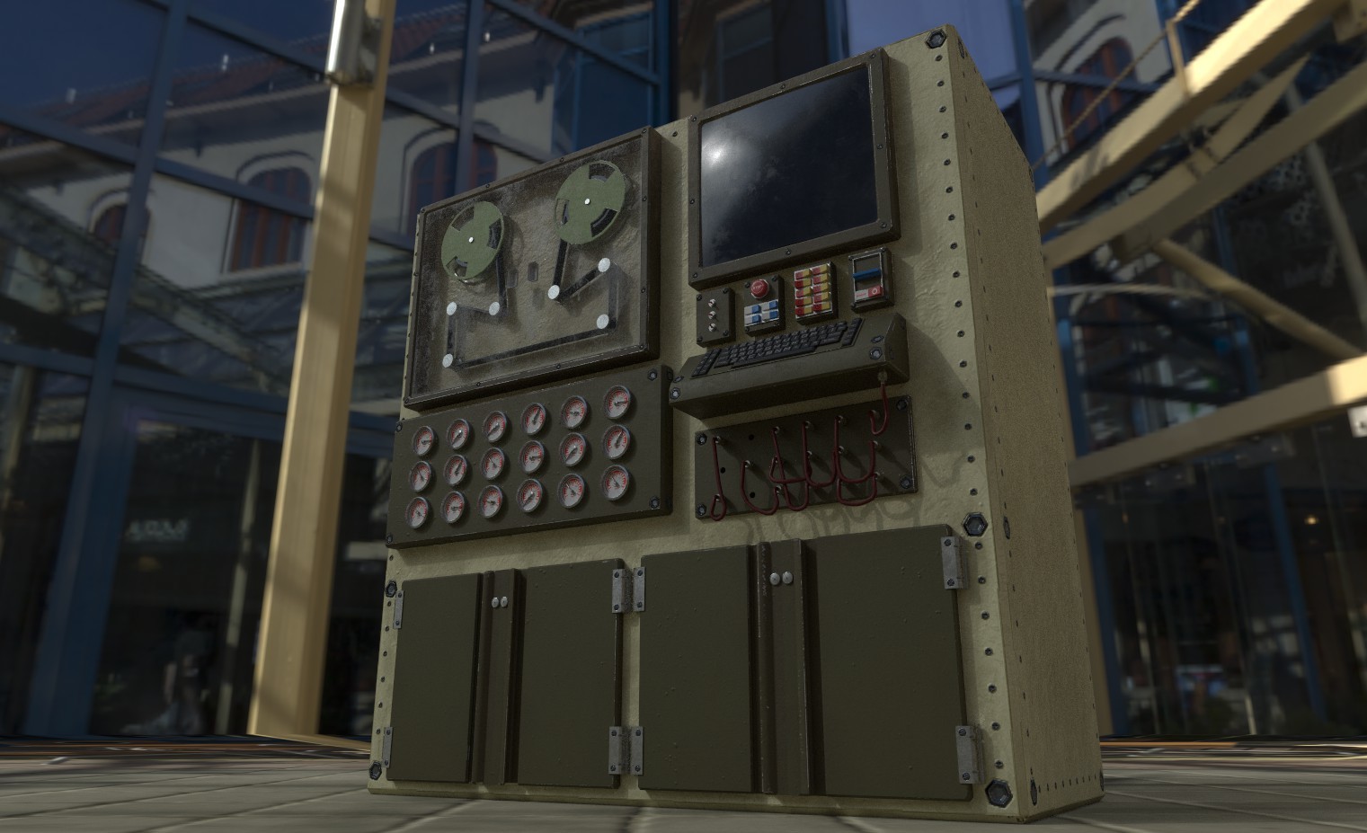 ArtStation - Old Super Computer