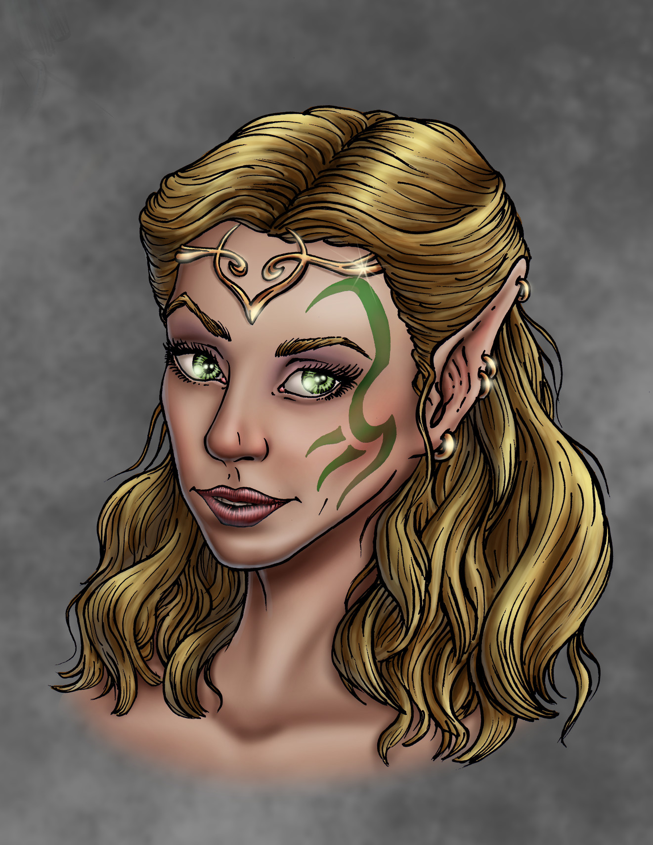 ArtStation - Elven Warrior