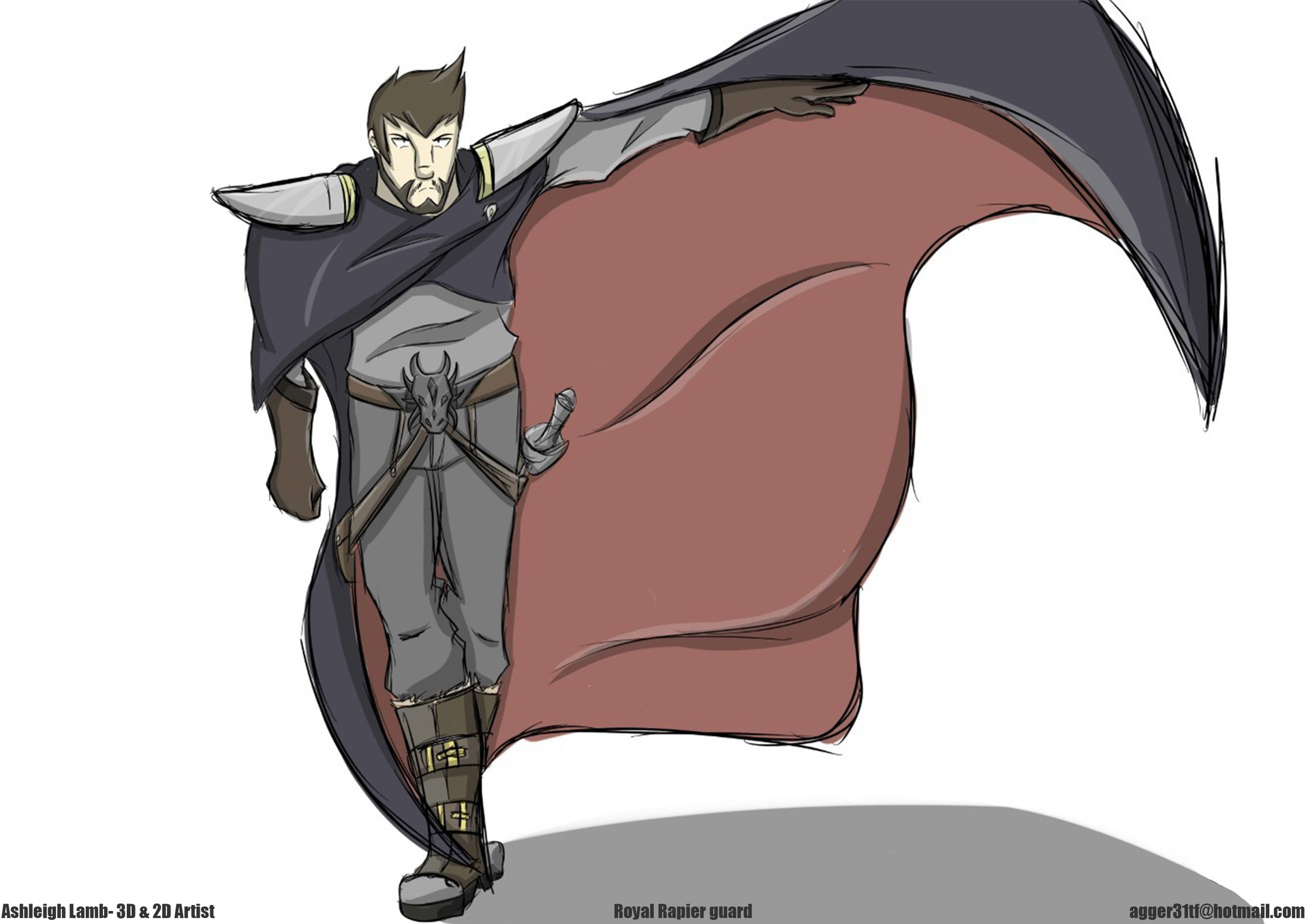 ArtStation - Royal Rapier guard