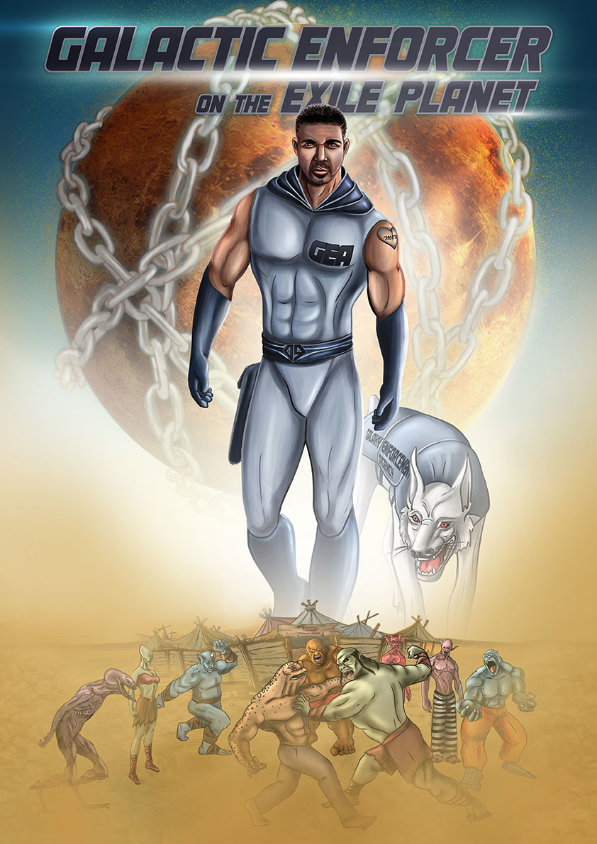 ArtStation - Galactic Enforcer on the Exile Planet