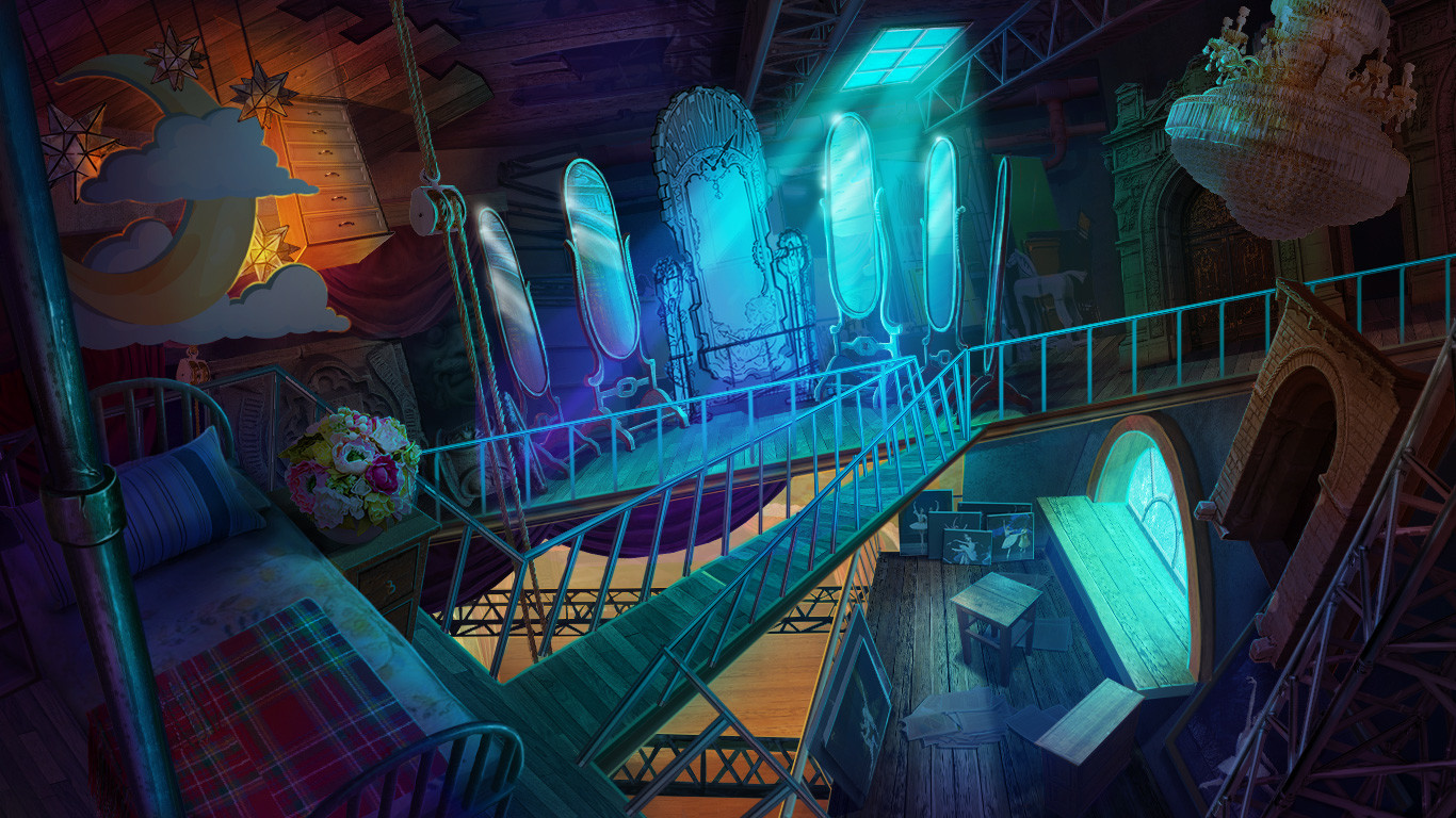 ArtStation - Theatre backstage