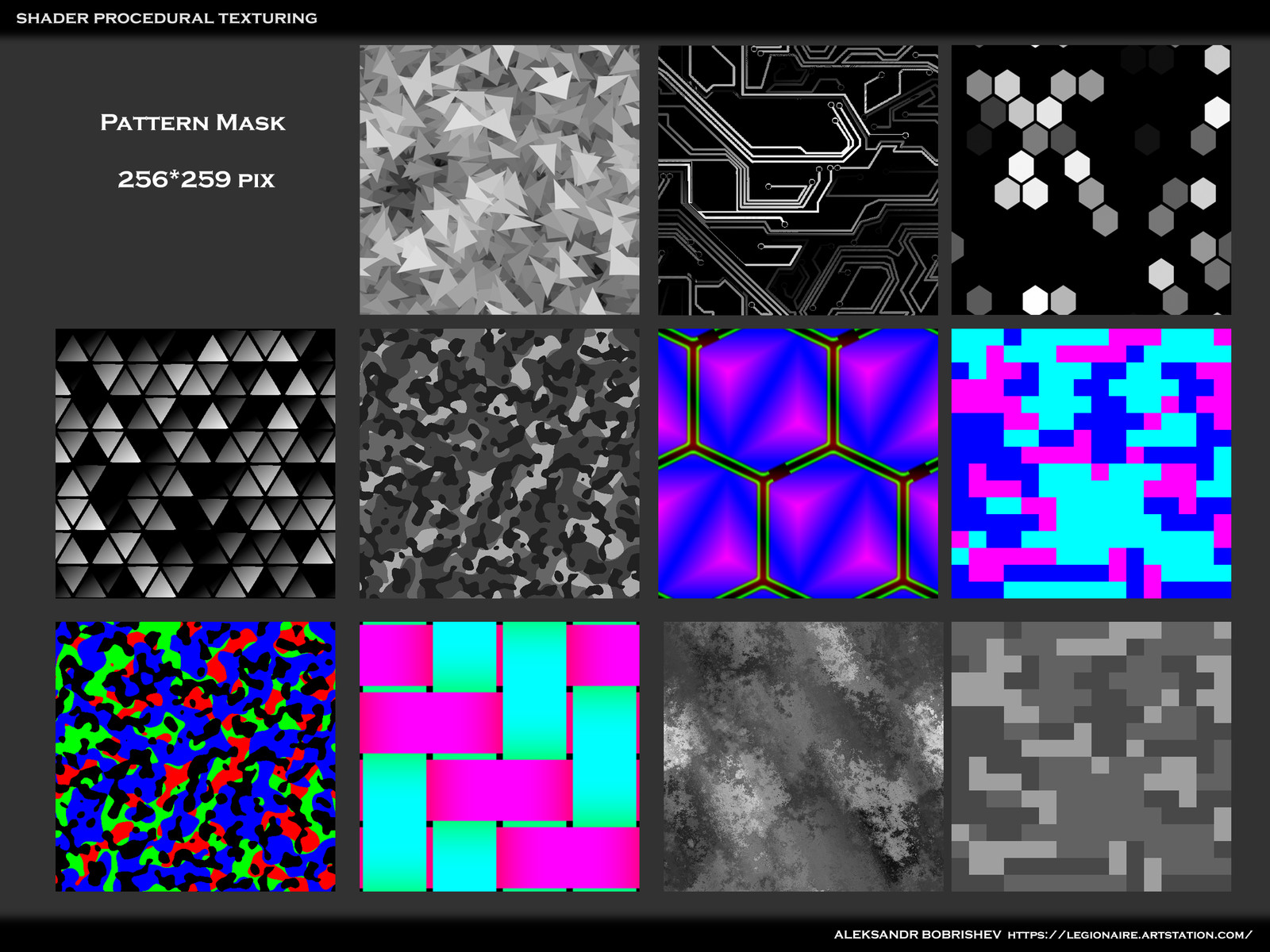 Bobryshev Aleksandr Procedural Texturing