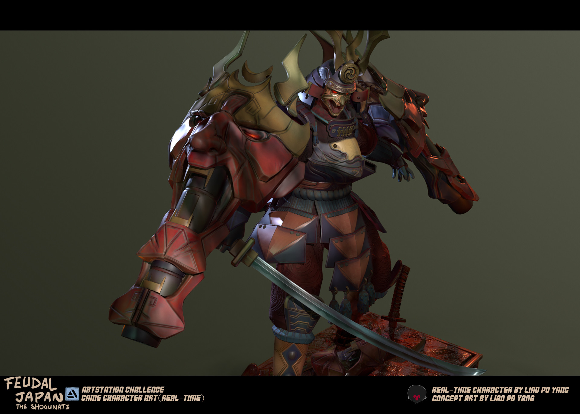 ArtStation - Feudal Japan: The Shogunate Game Character Art (real-time)