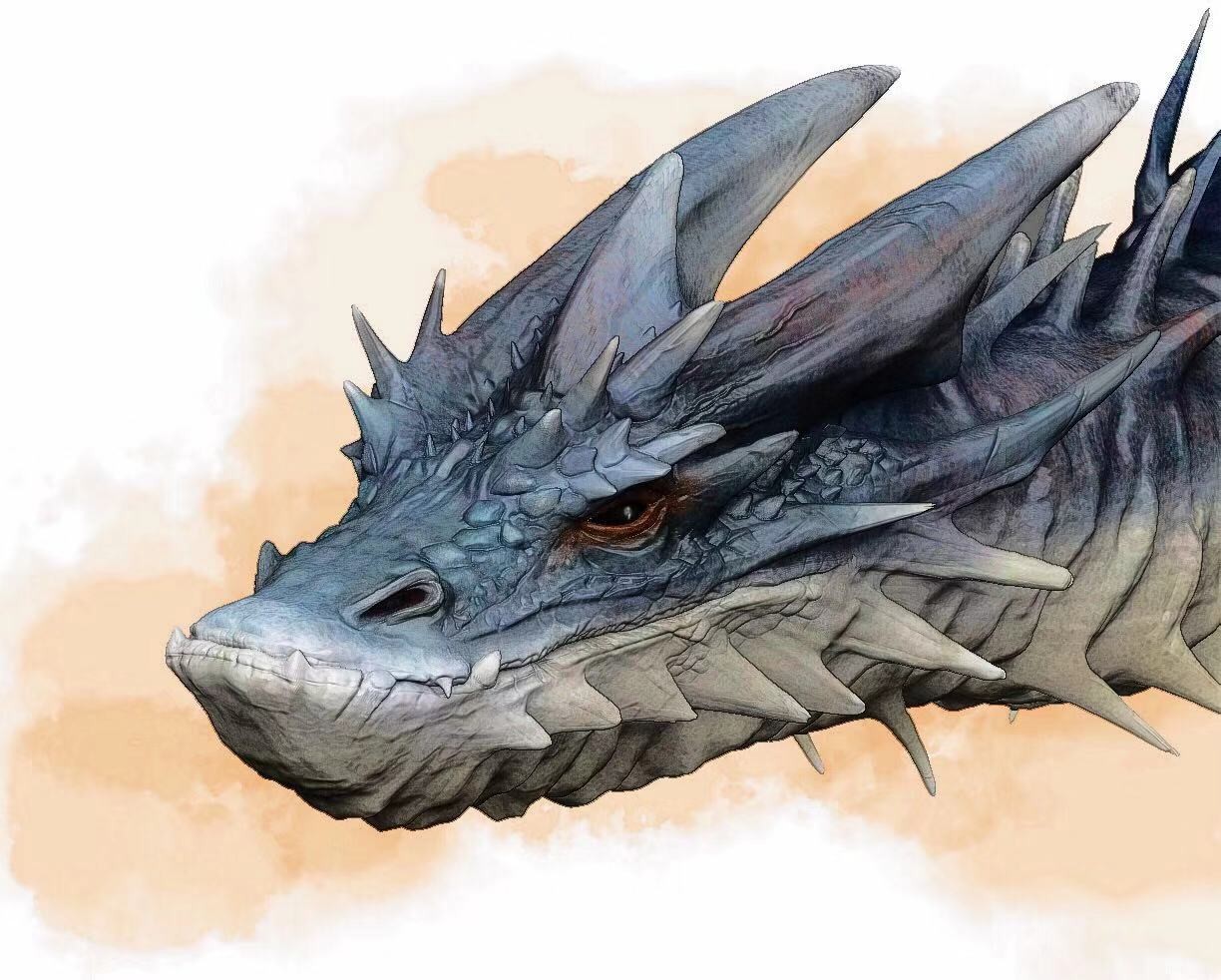 ArtStation - Blue Dragon/Little Blue