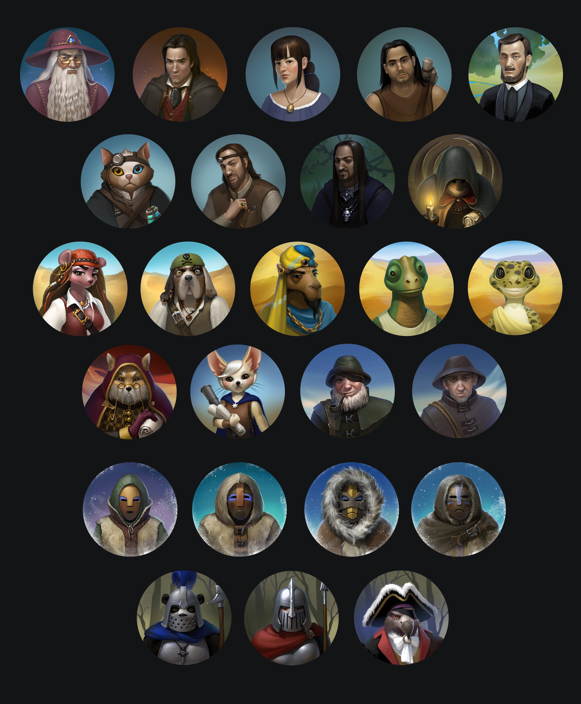 Quest characters by Elena Kostrova : r/ImaginaryCharacters