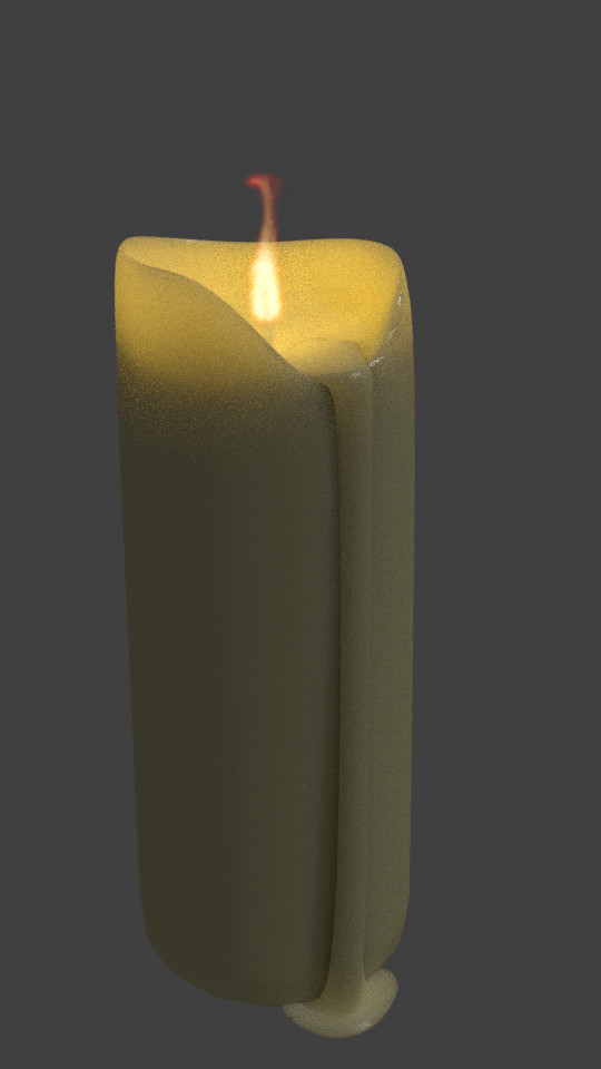 ArtStation - Burning candle