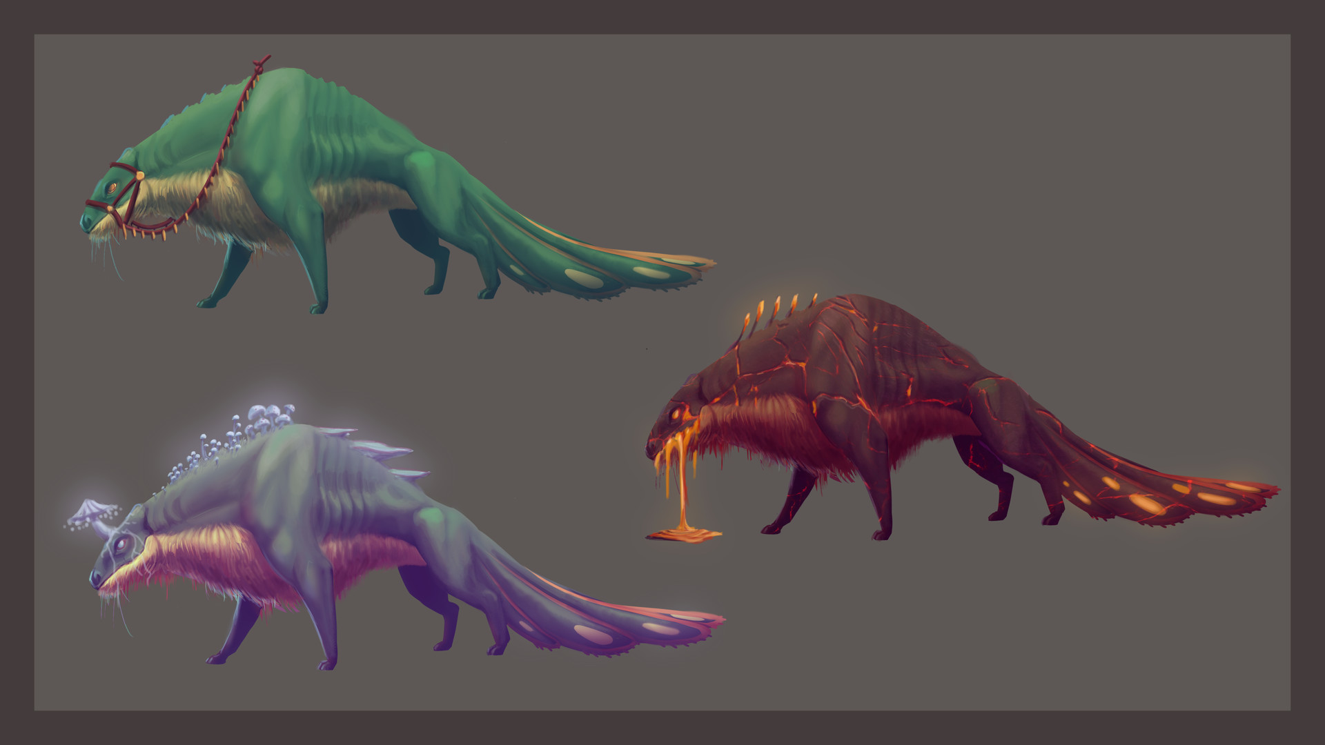 ArtStation - Salamander Beast