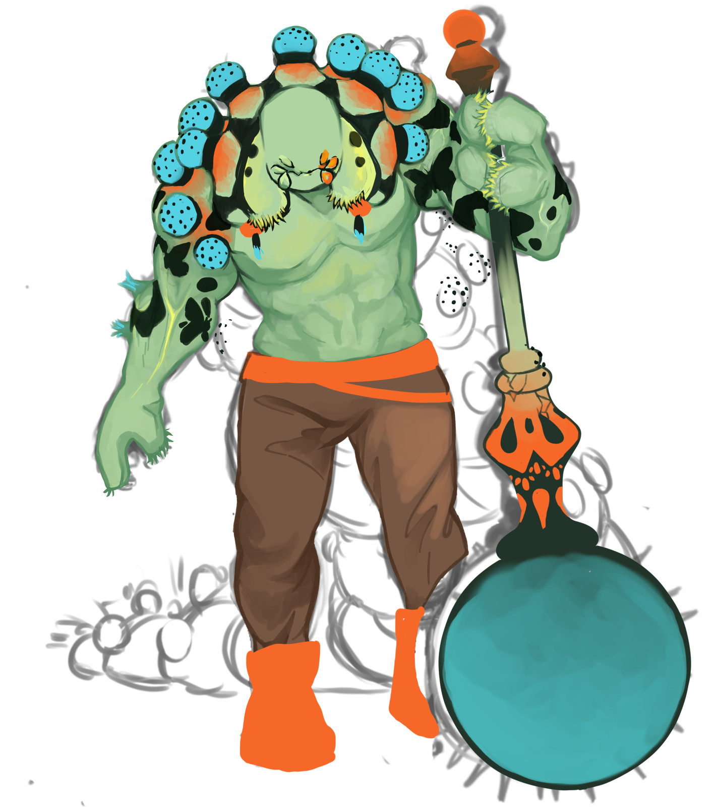 Meagan Crowley - Character Design Challenge "Insect Warrior" Process