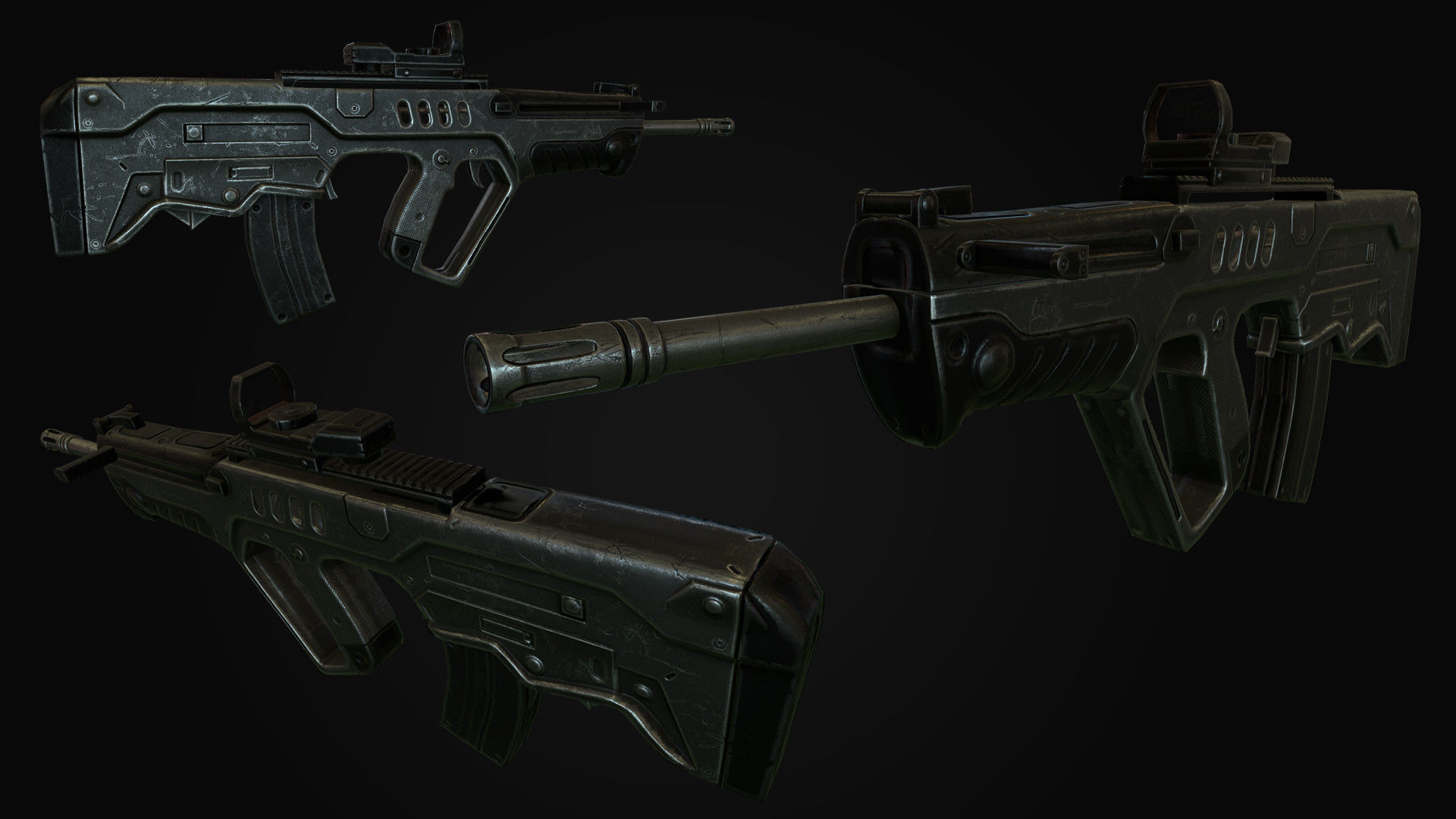 ArtStation - TAR-21 Rifle