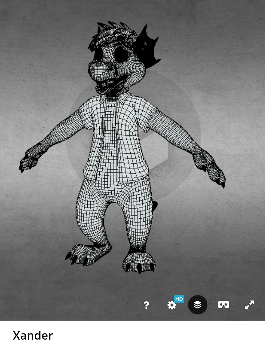 Mac McLaughlin - Xander 3D model