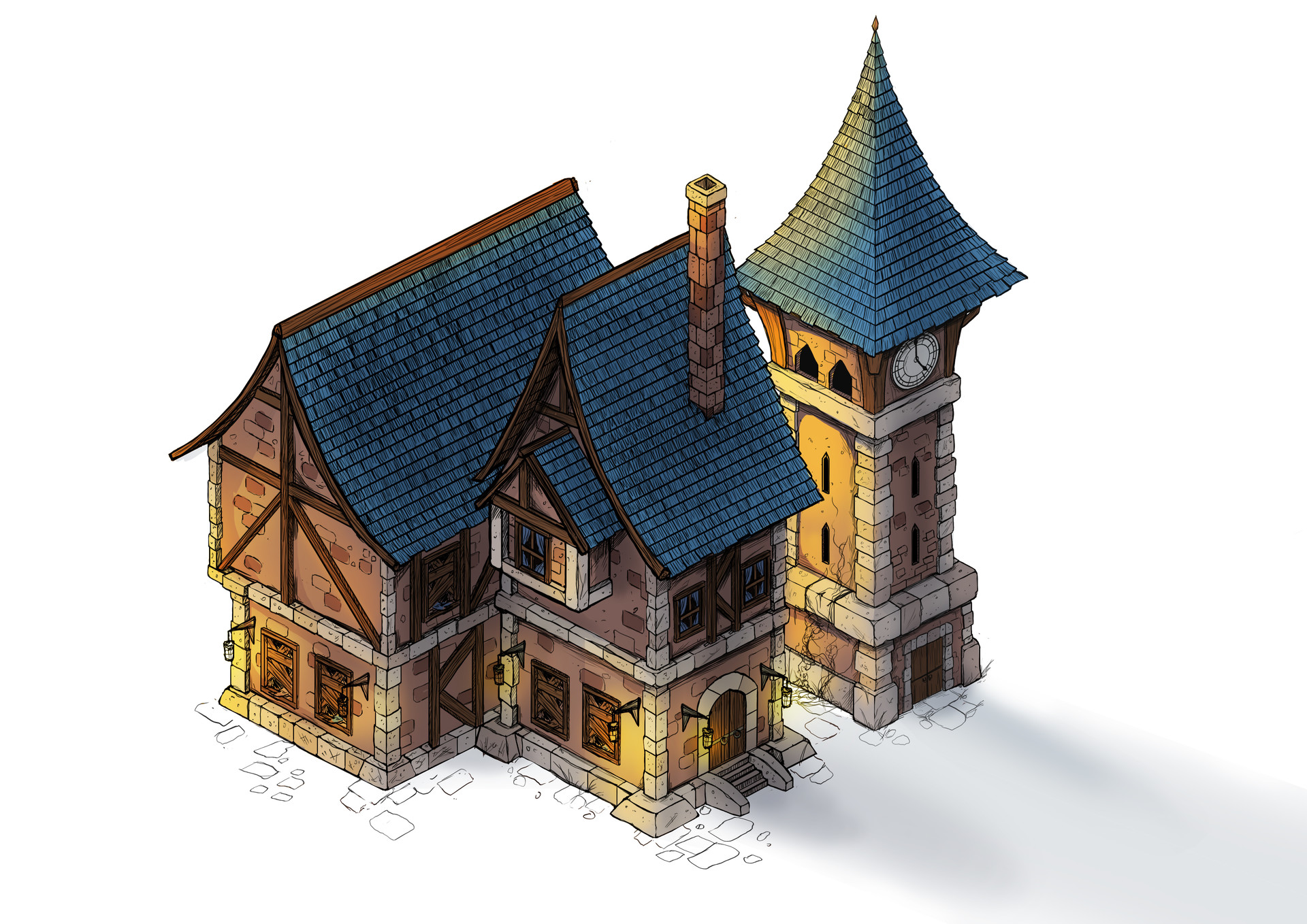 ArtStation - Medieval building