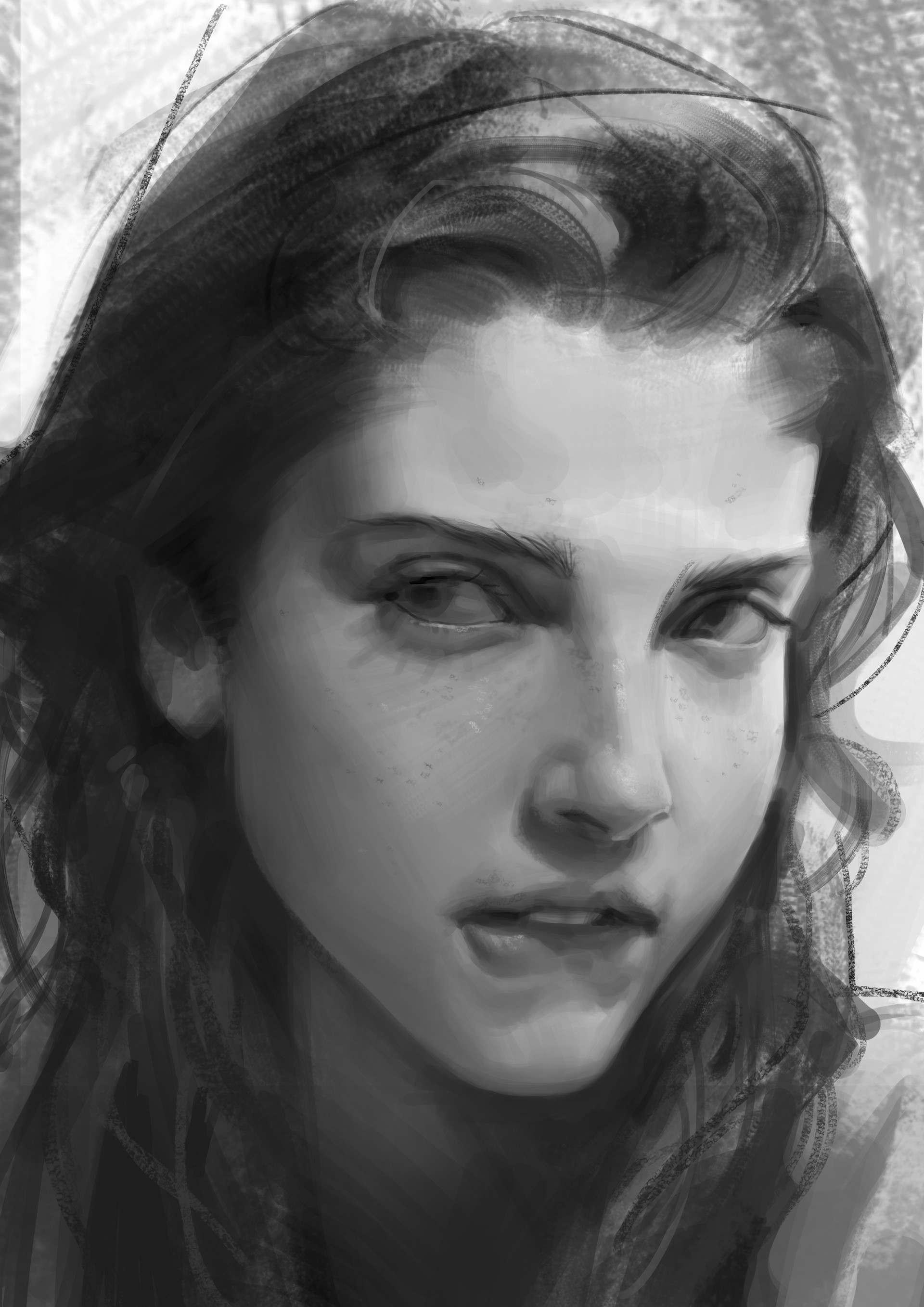 ArtStation - Female sketch