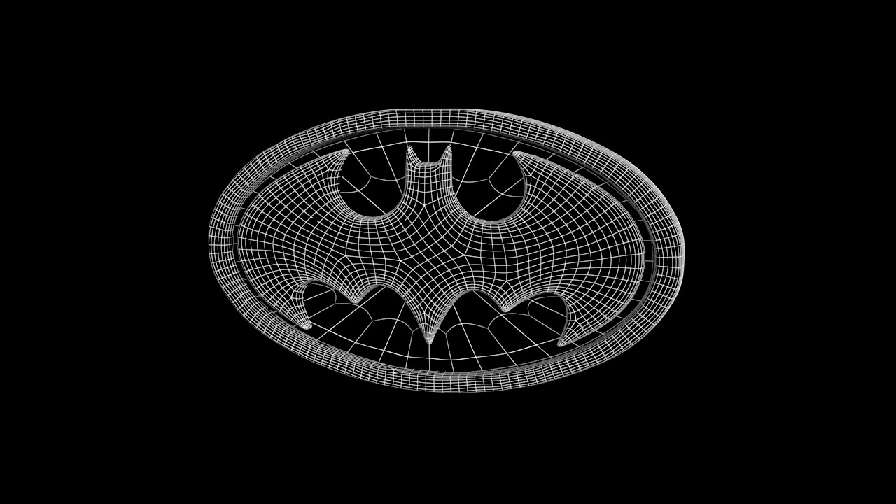 Batman Symbol 3d