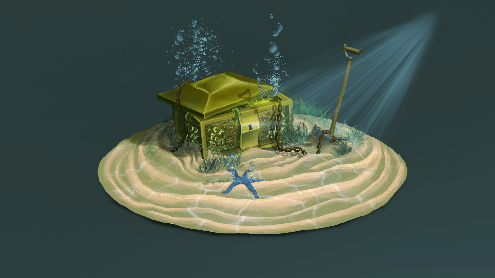 ArtStation - Treasure Chest Mini Scene