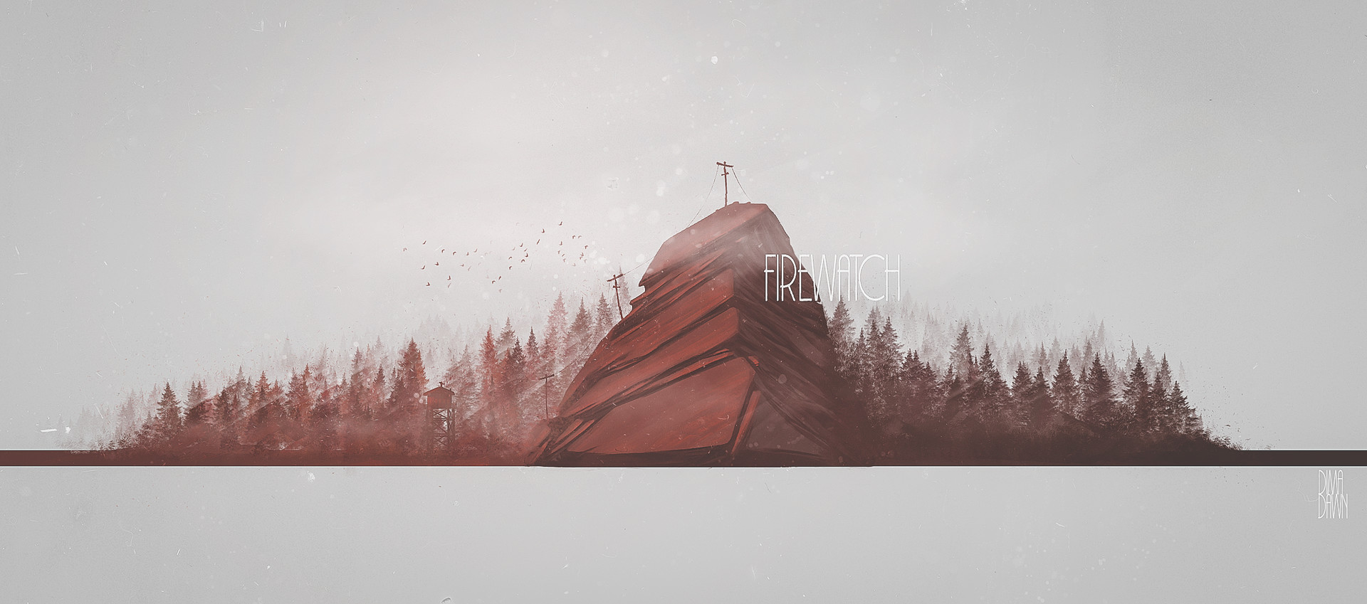 ArtStation - Training 0.1 - Firewatch