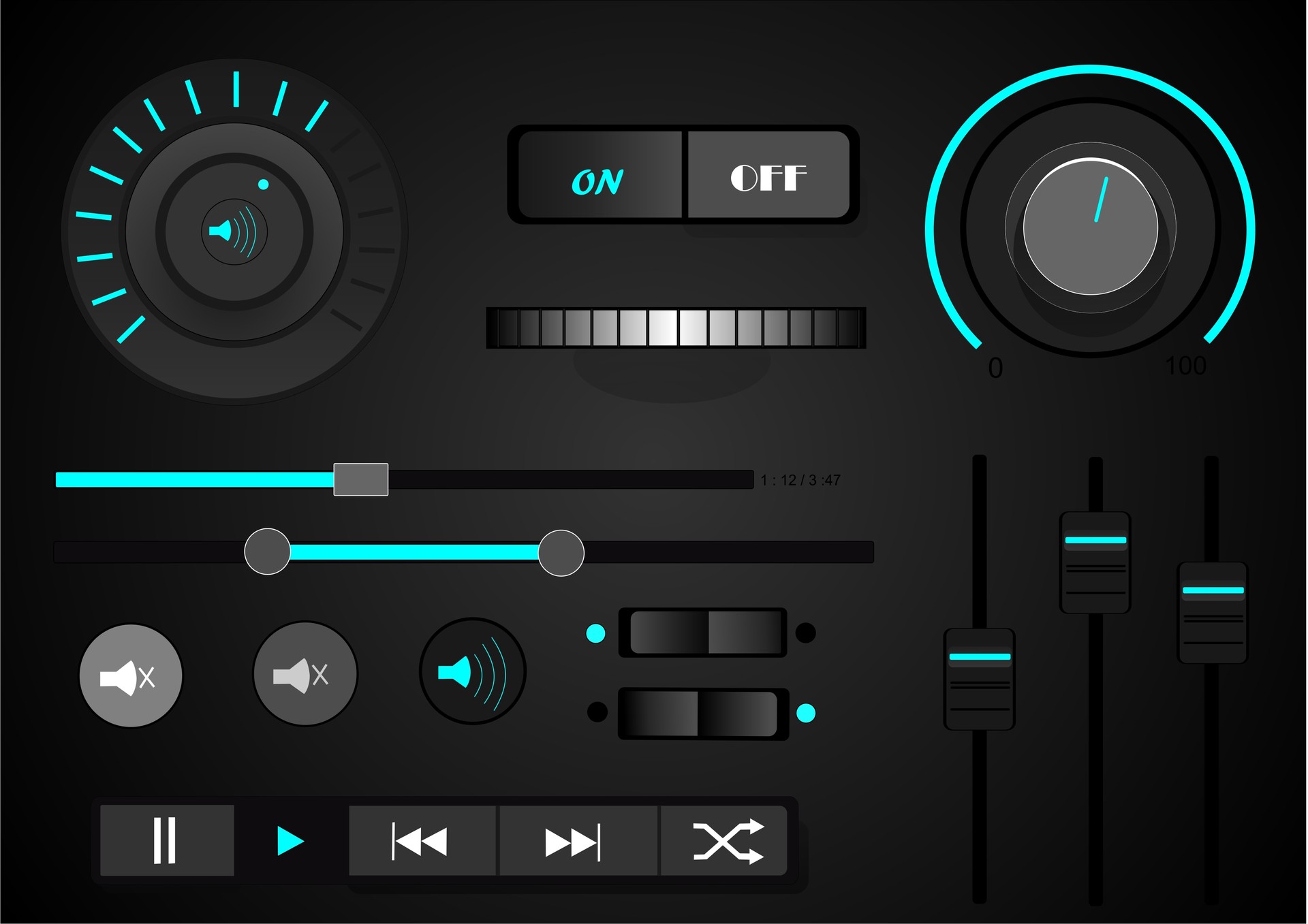 ArtStation - UI of a music setting