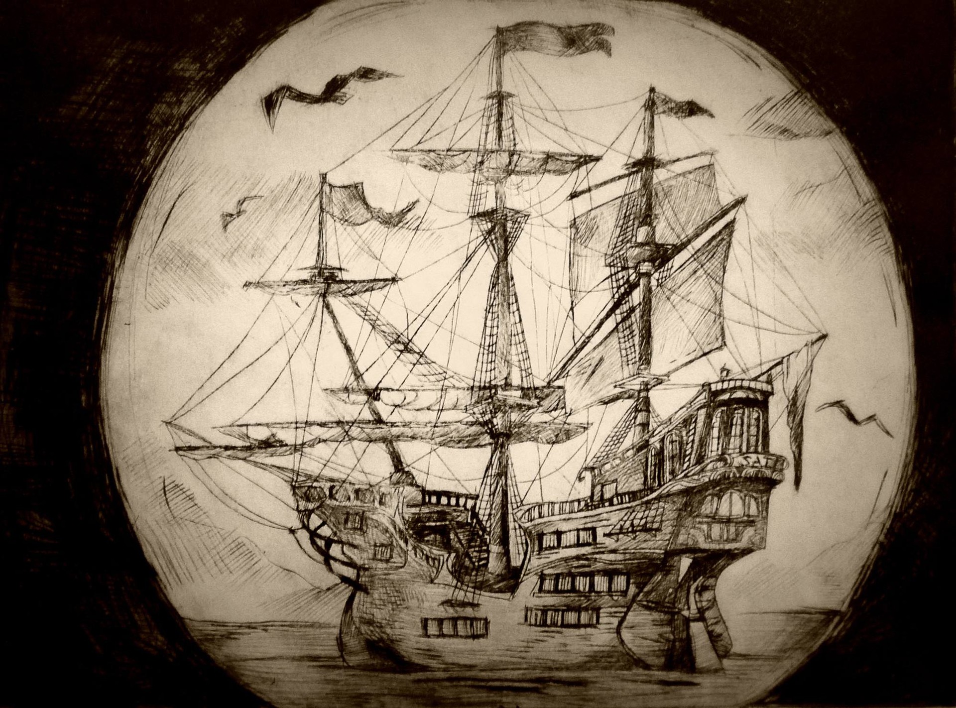 ArtStation - Satisfy - drypoint