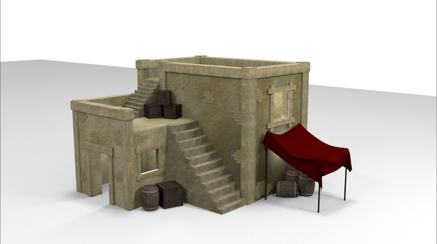 ArtStation - Small Sand House