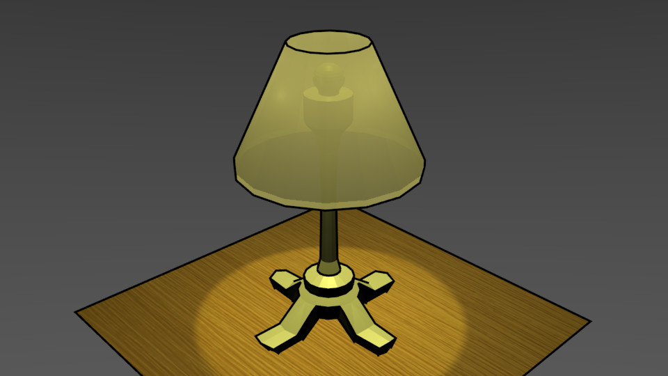 ArtStation - Bedside lamp