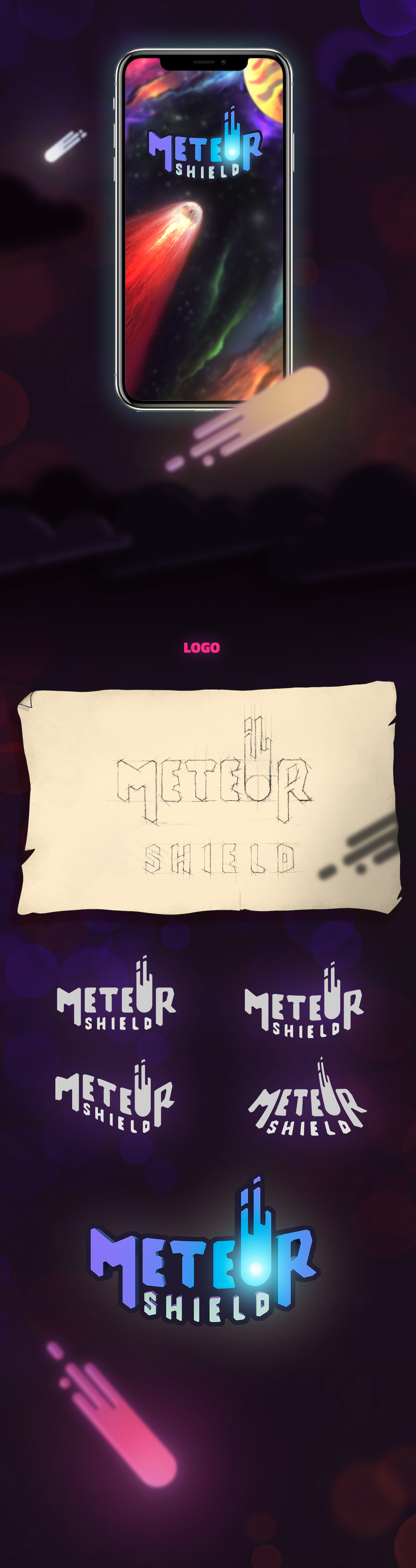 ArtStation - Meteor Shield Game Art