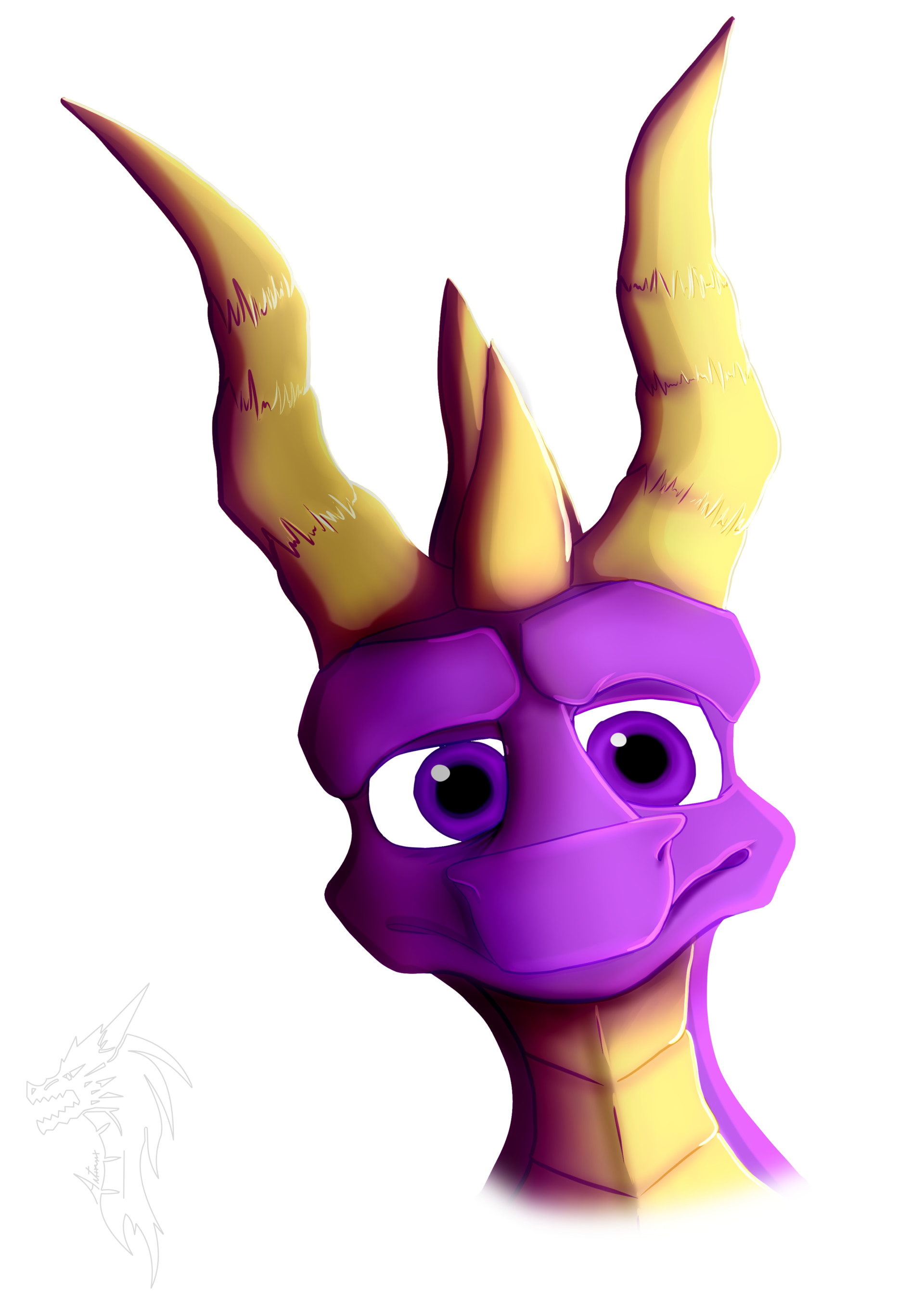 ArtStation - Spyro Headshot