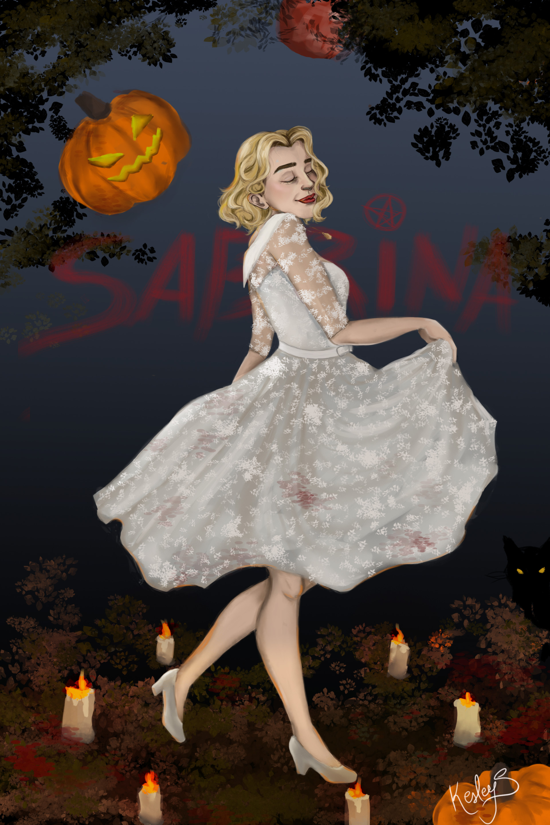 ArtStation - Fan Art of Sabrina- The Chilling Adventures of Sabrina ...