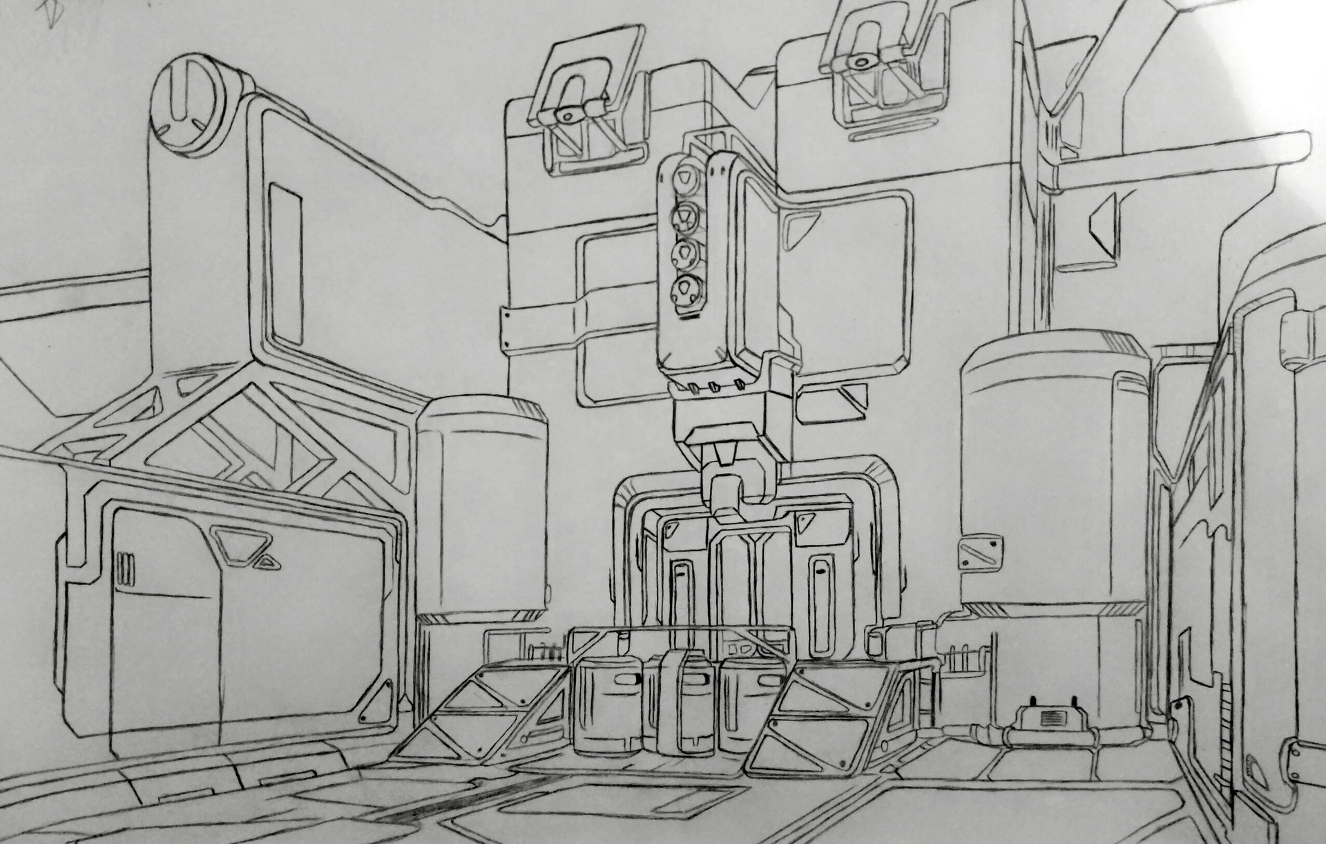 ArtStation - Sci-Fi Lineart