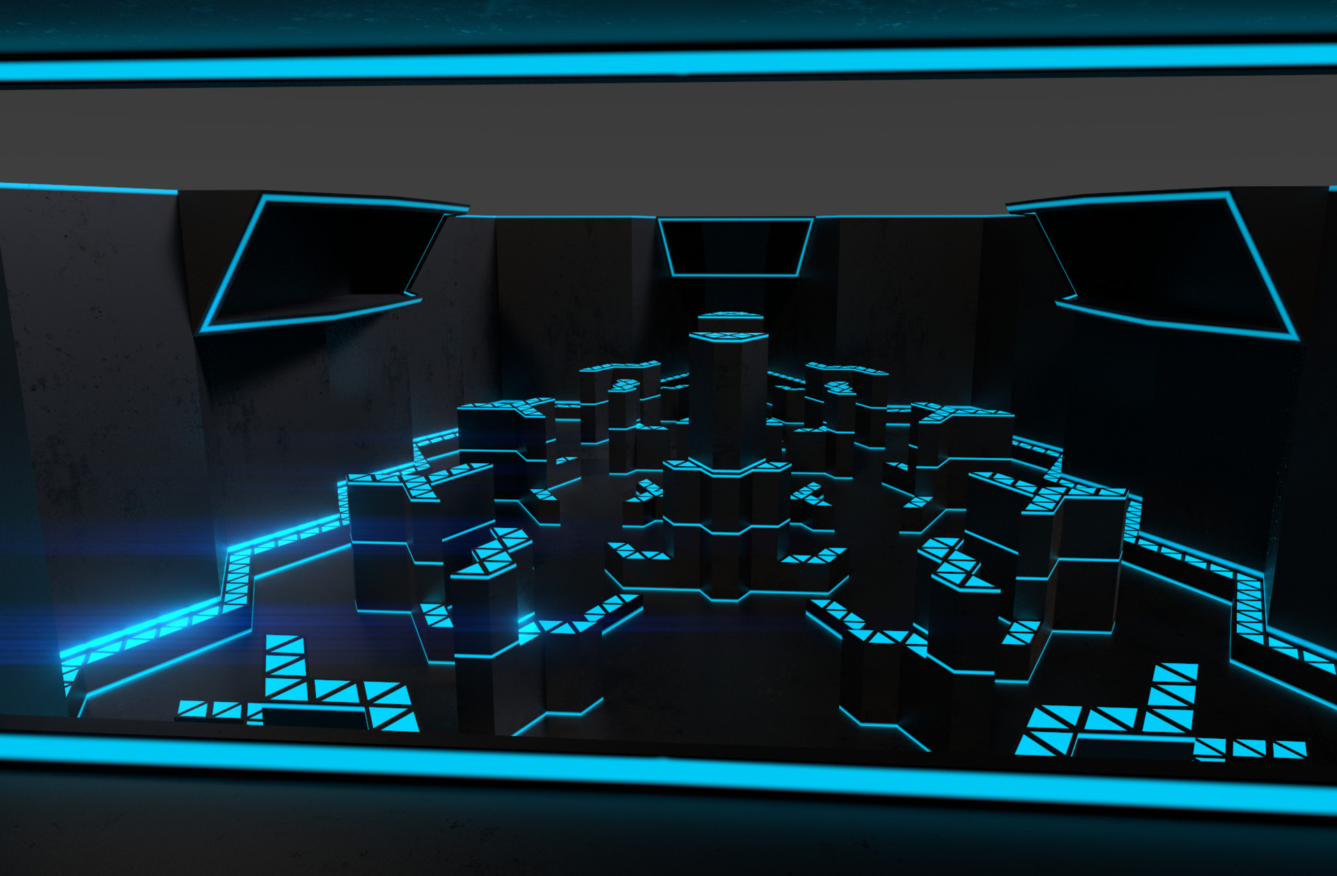 Jacques Fourie - TRON Arena Map (Low Poly)