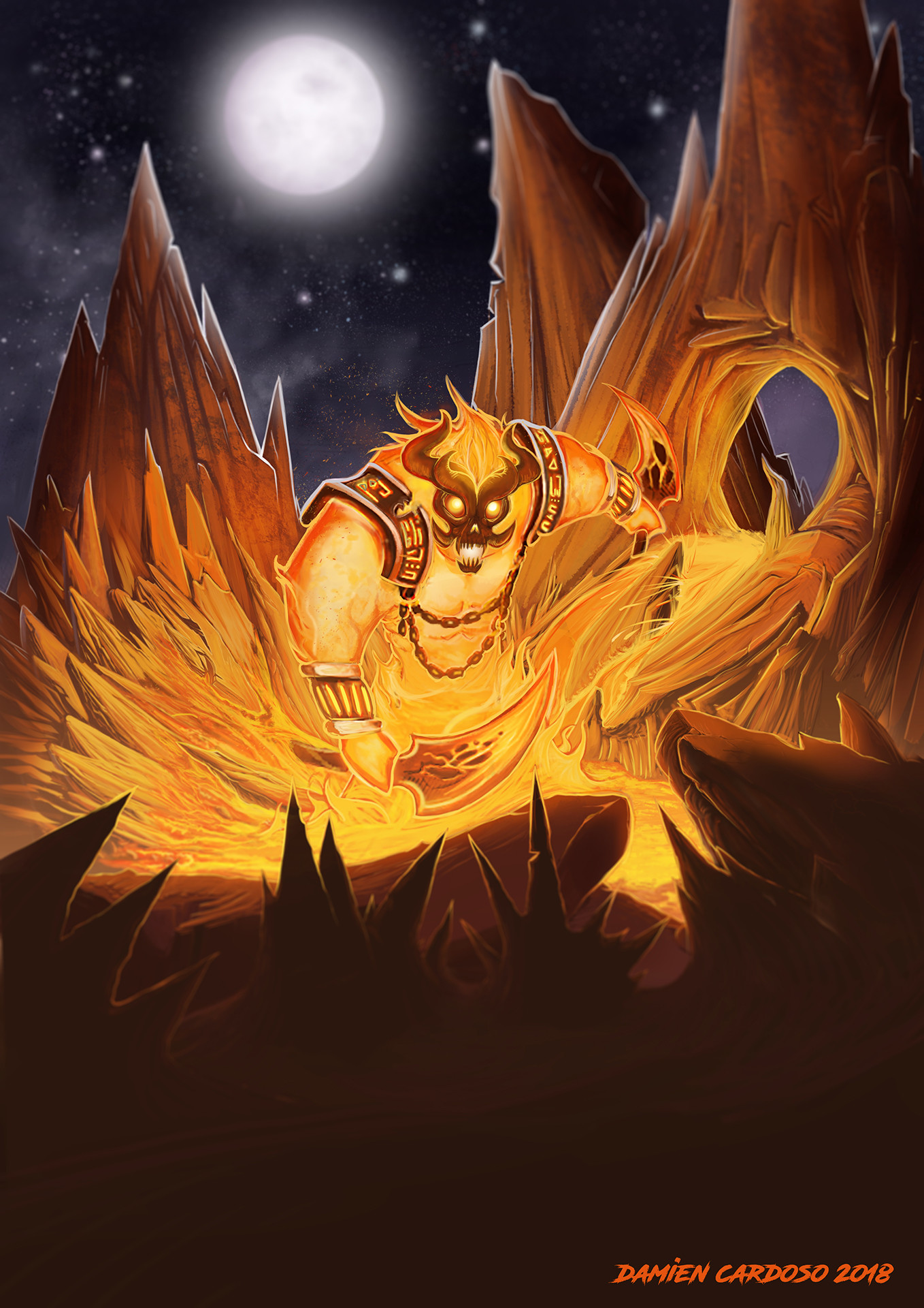 ArtStation - Lava Demon