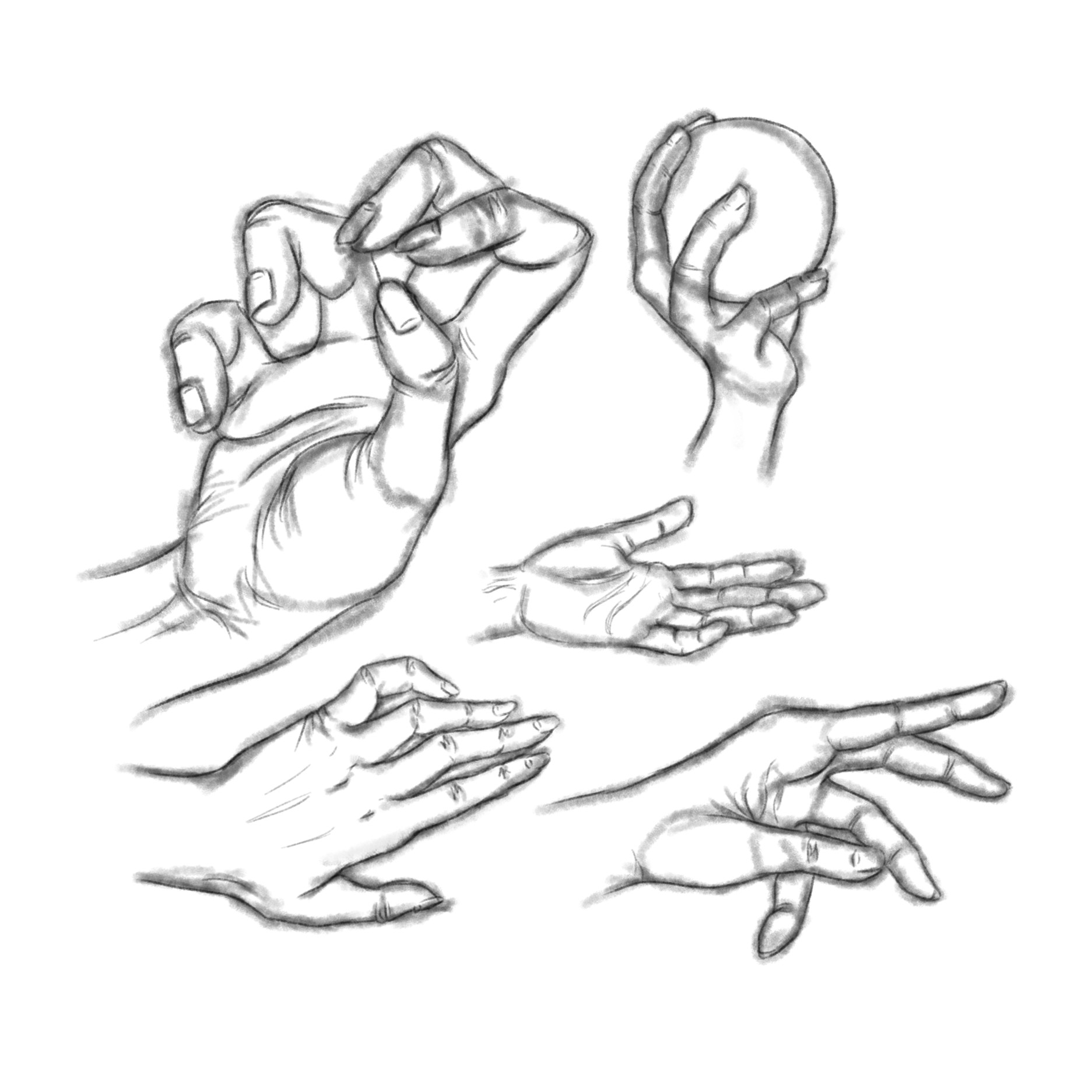 ArtStation - Hands Study