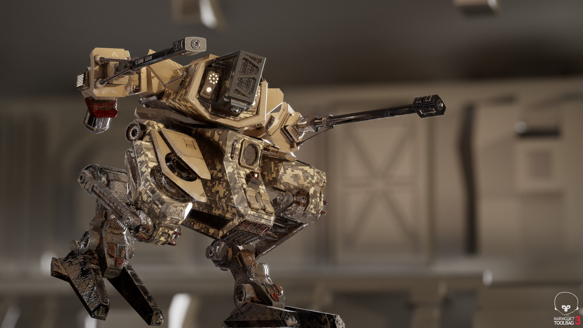 ArtStation - Battle Mech