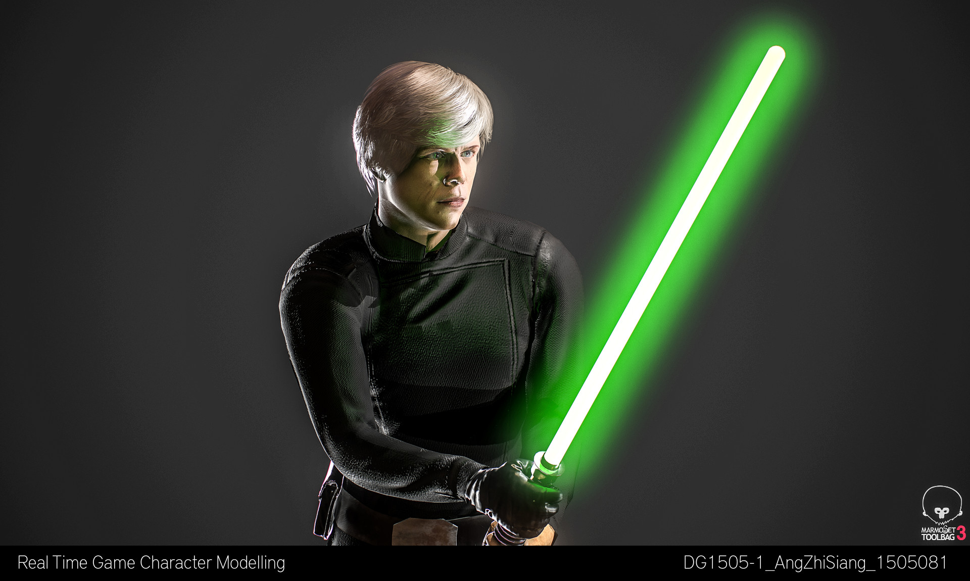 ArtStation - Luke Skywalker Star Wars ROTJ