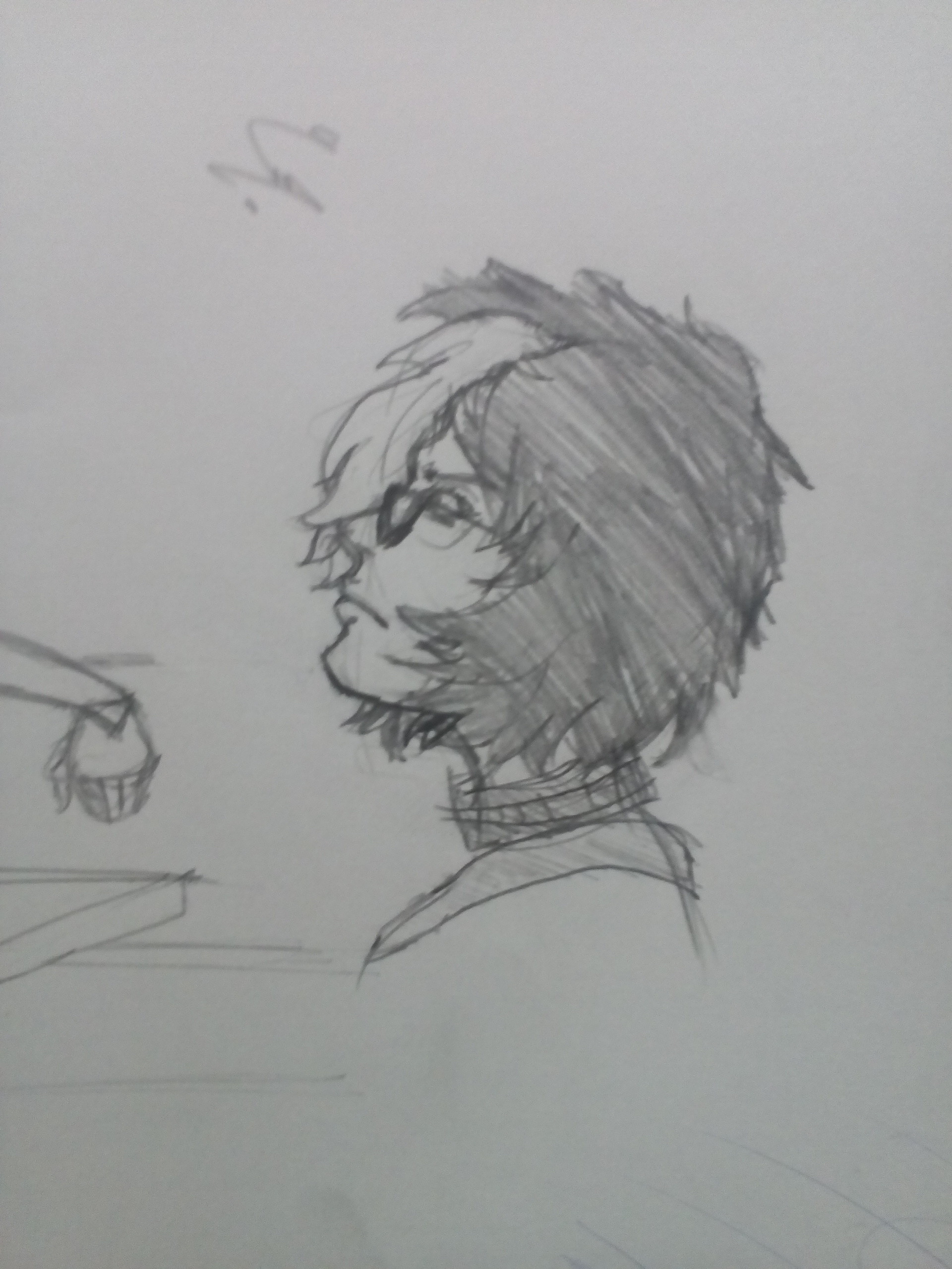 injured anime sketch