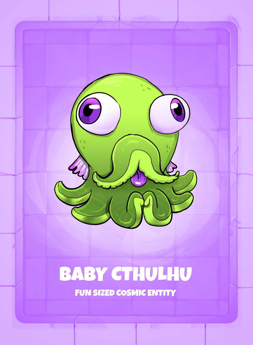 ArtStation - Baby Cthulhu