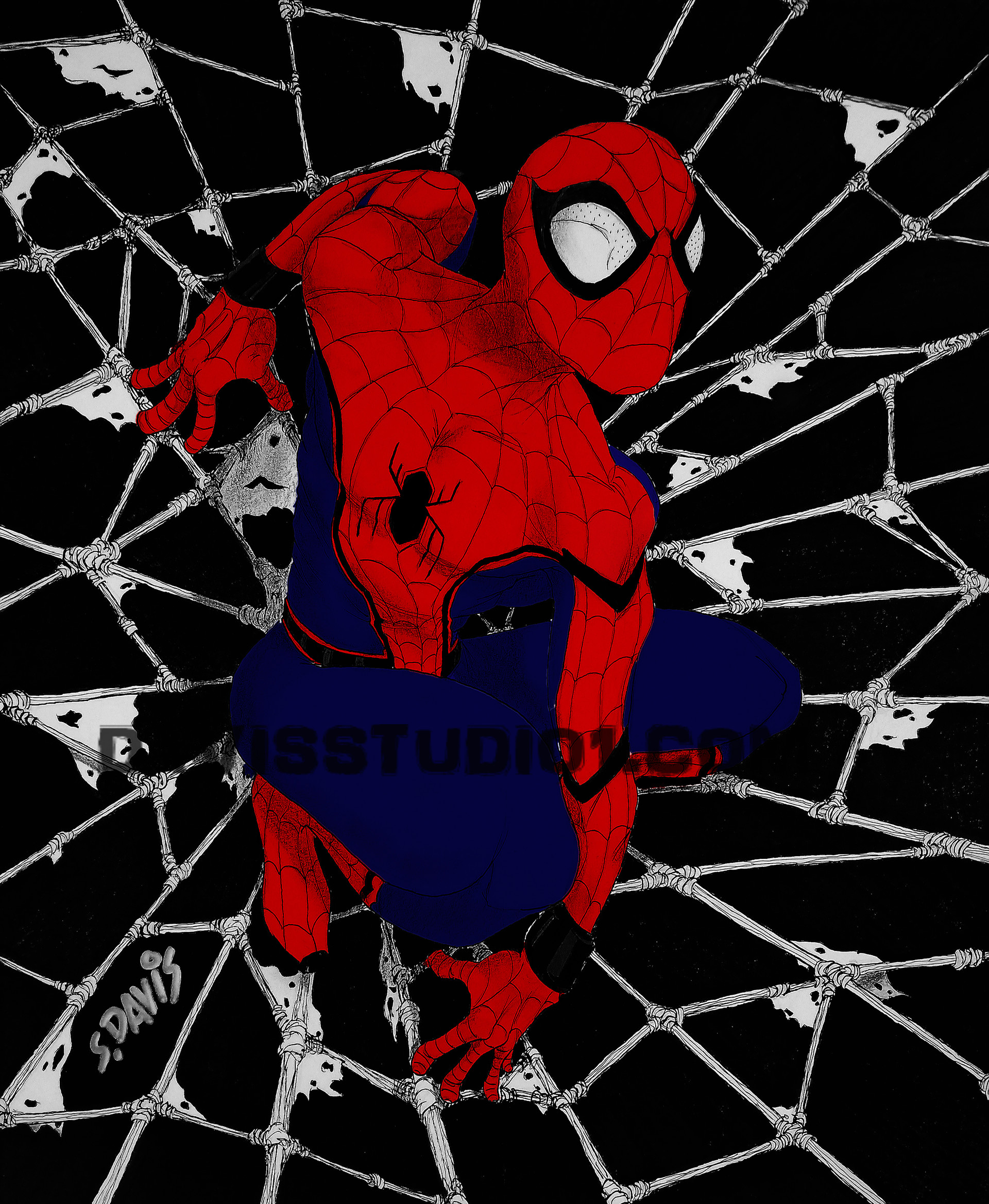ArtStation - Web of Spiderman color variant
