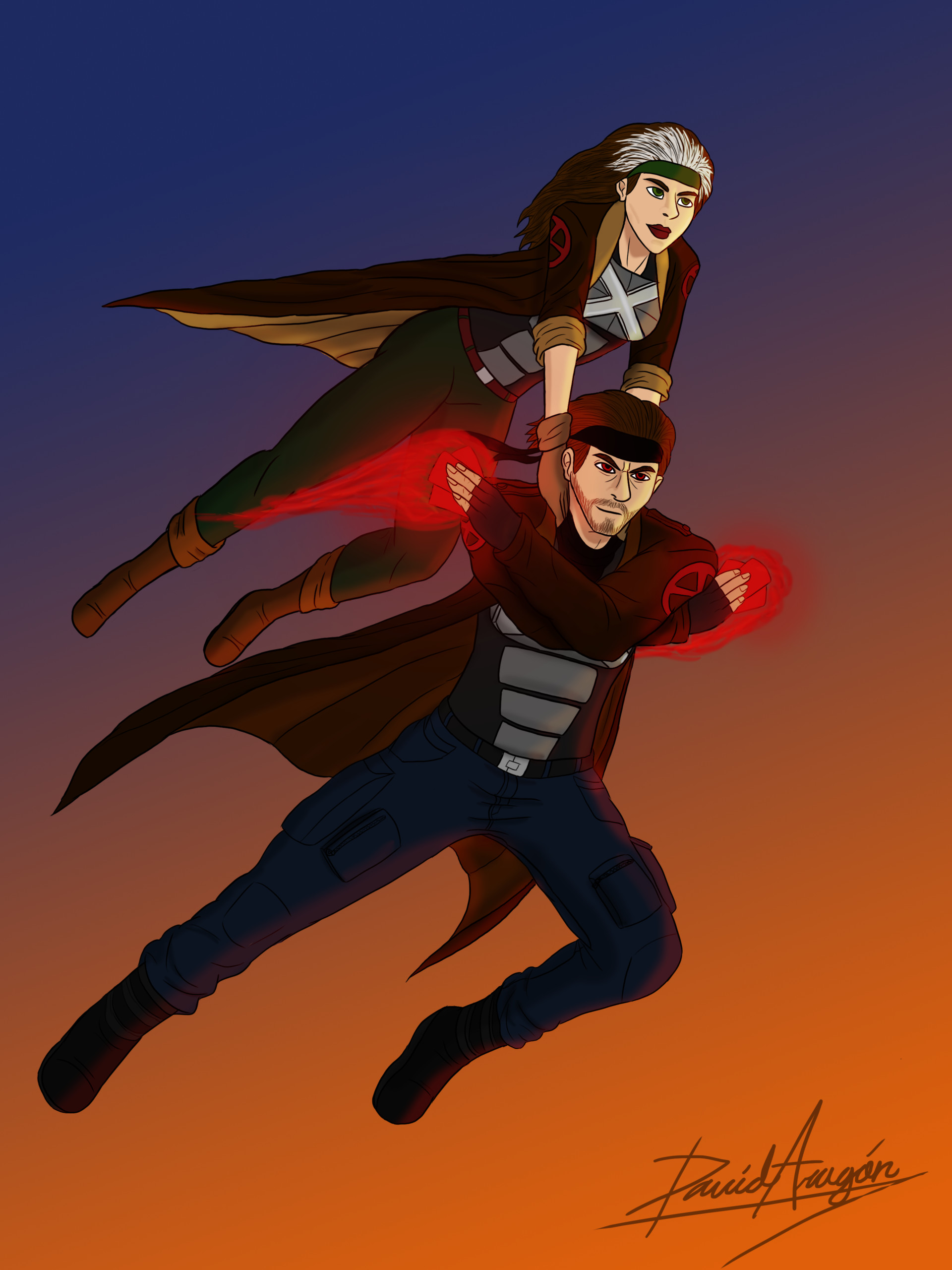 ArtStation - Gambit and Rogue