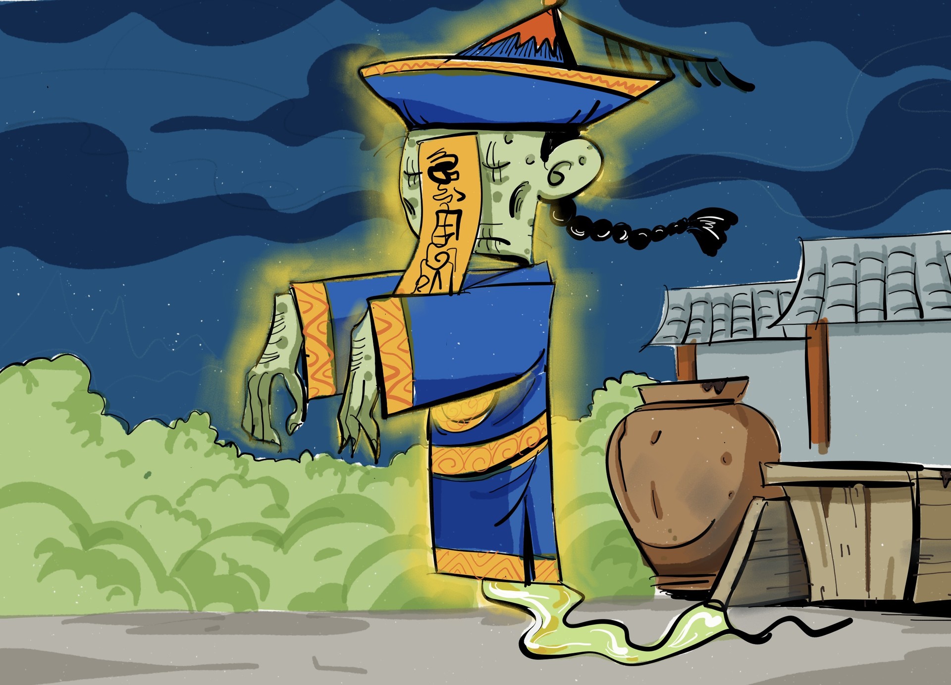 ArtStation - Chinese zombie