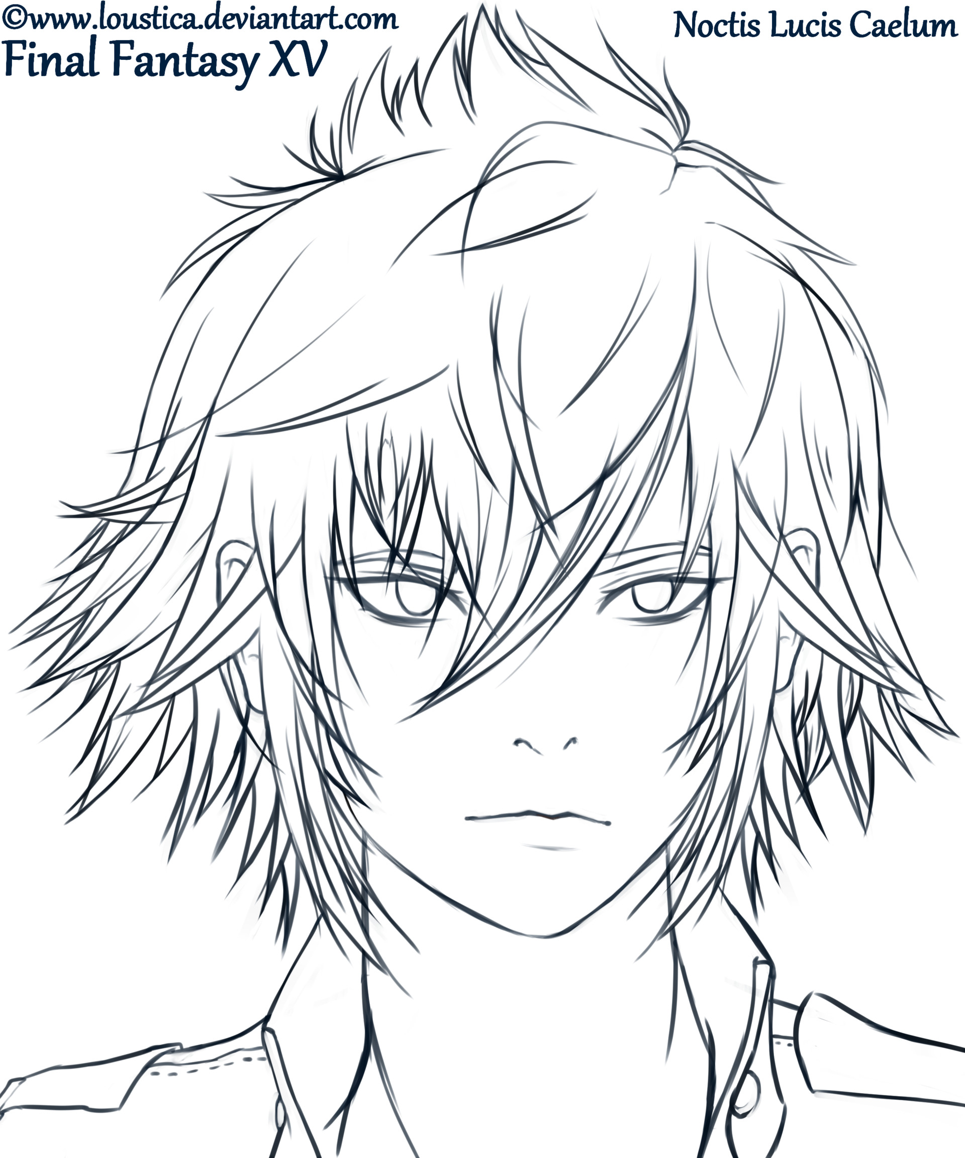 Final Fantasy Noctis Drawing