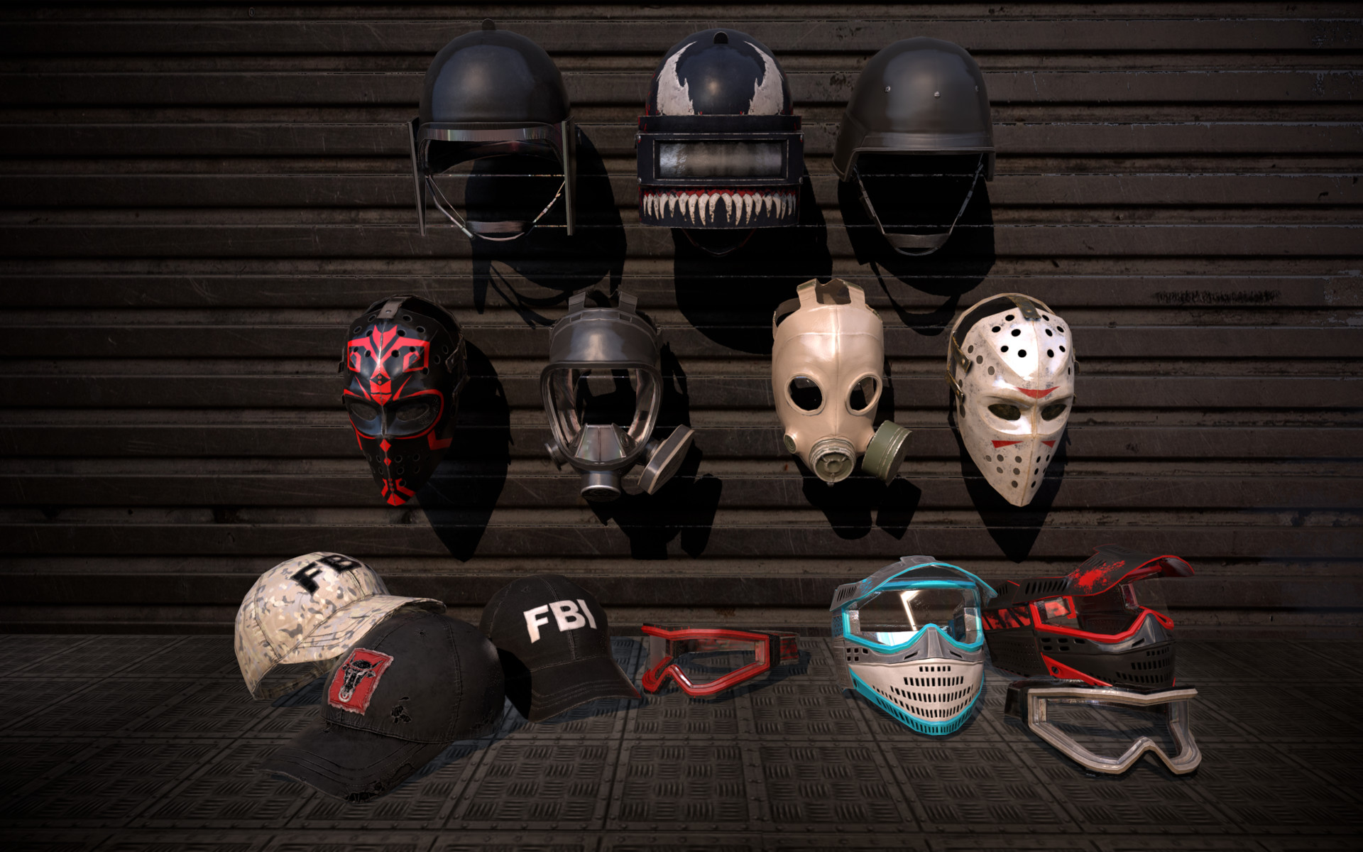 ArtStation - Headgear Props