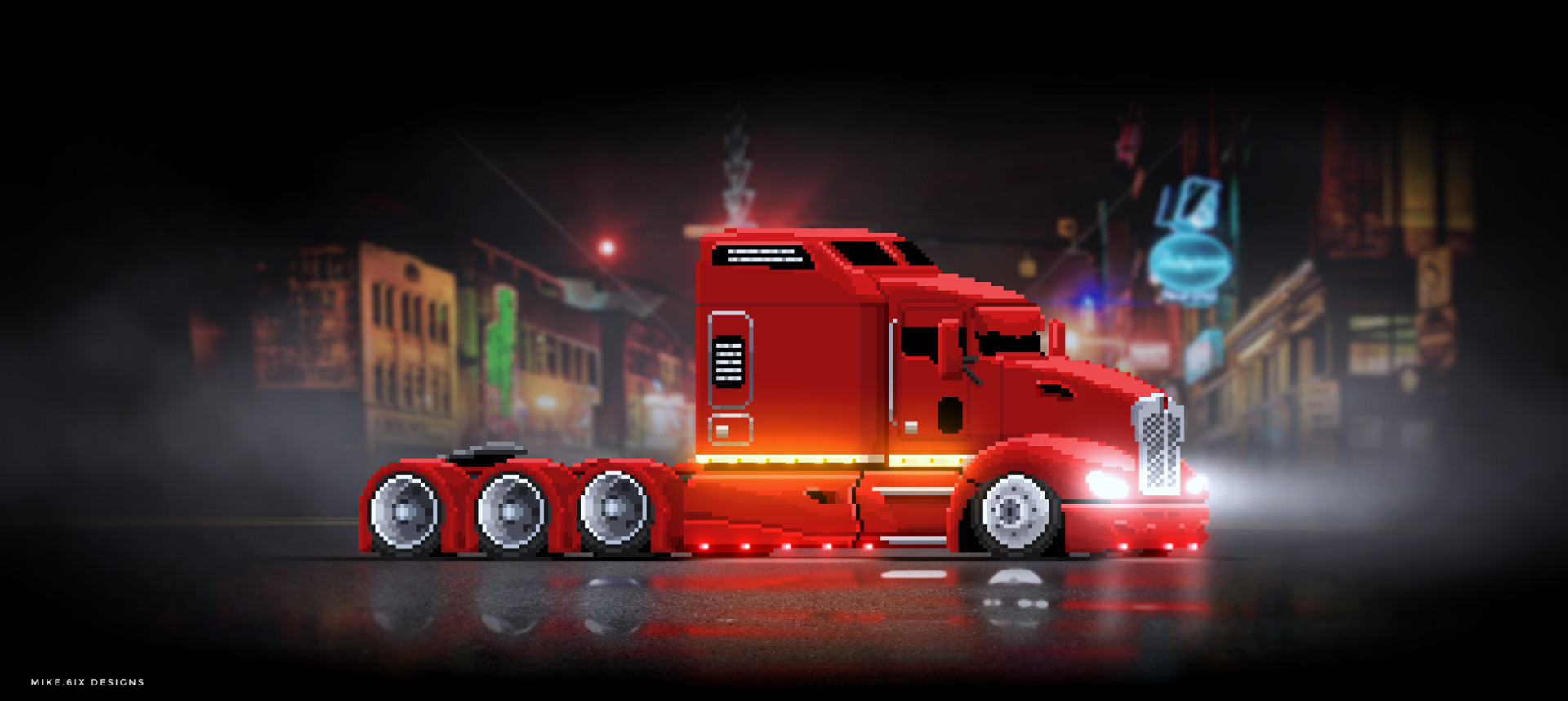 ArtStation - The Freak (Kenworth T660)