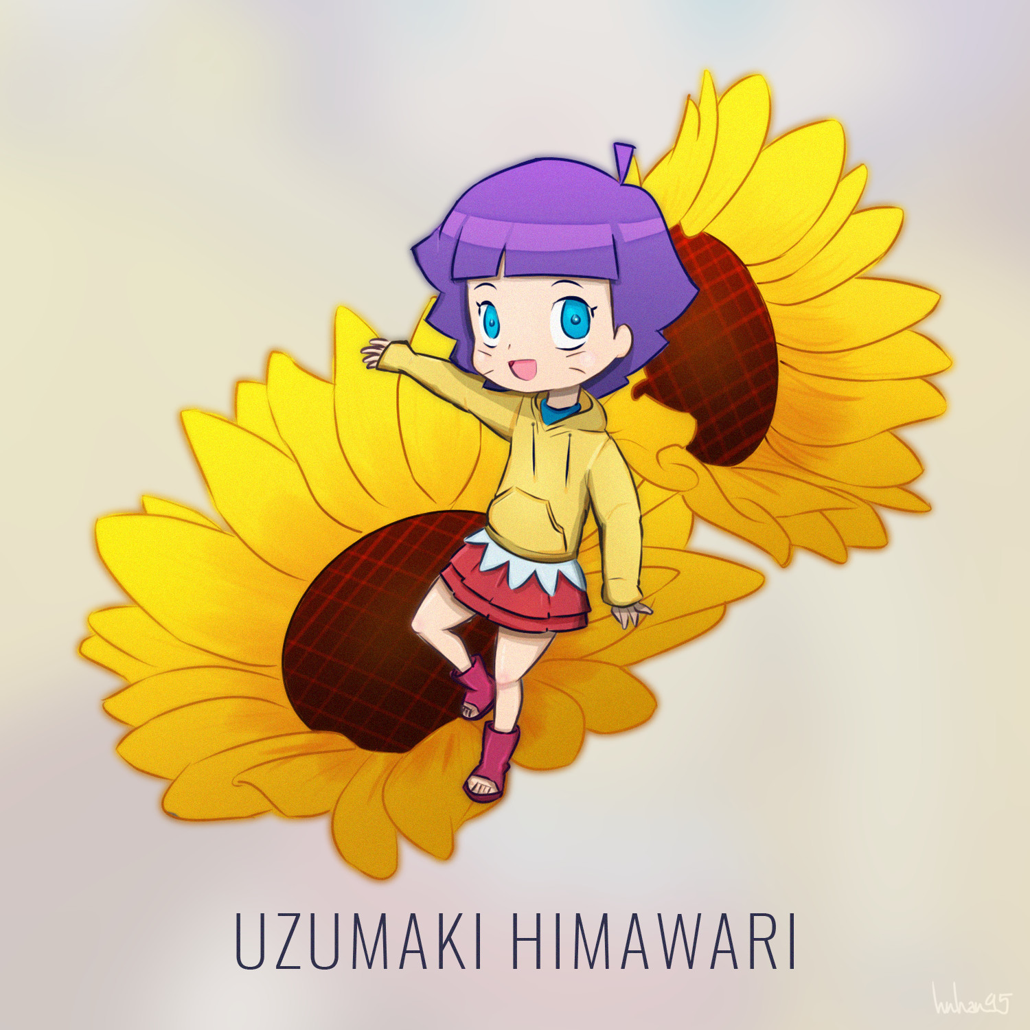 ArtStation - Uzumaki Himawari Fanart