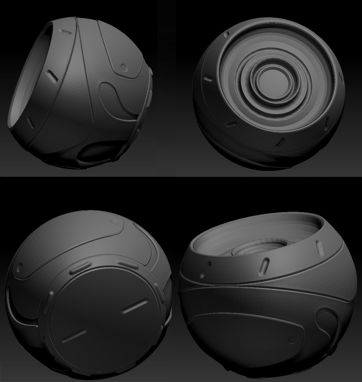 Trane Won - First complete zbrush practice + rendering attempt